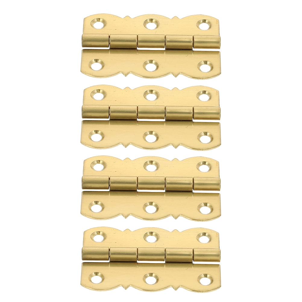 WHAMVOX 4Pcs Piano Hinges Small Butt Hinges Jewelry Box Storage Box ...