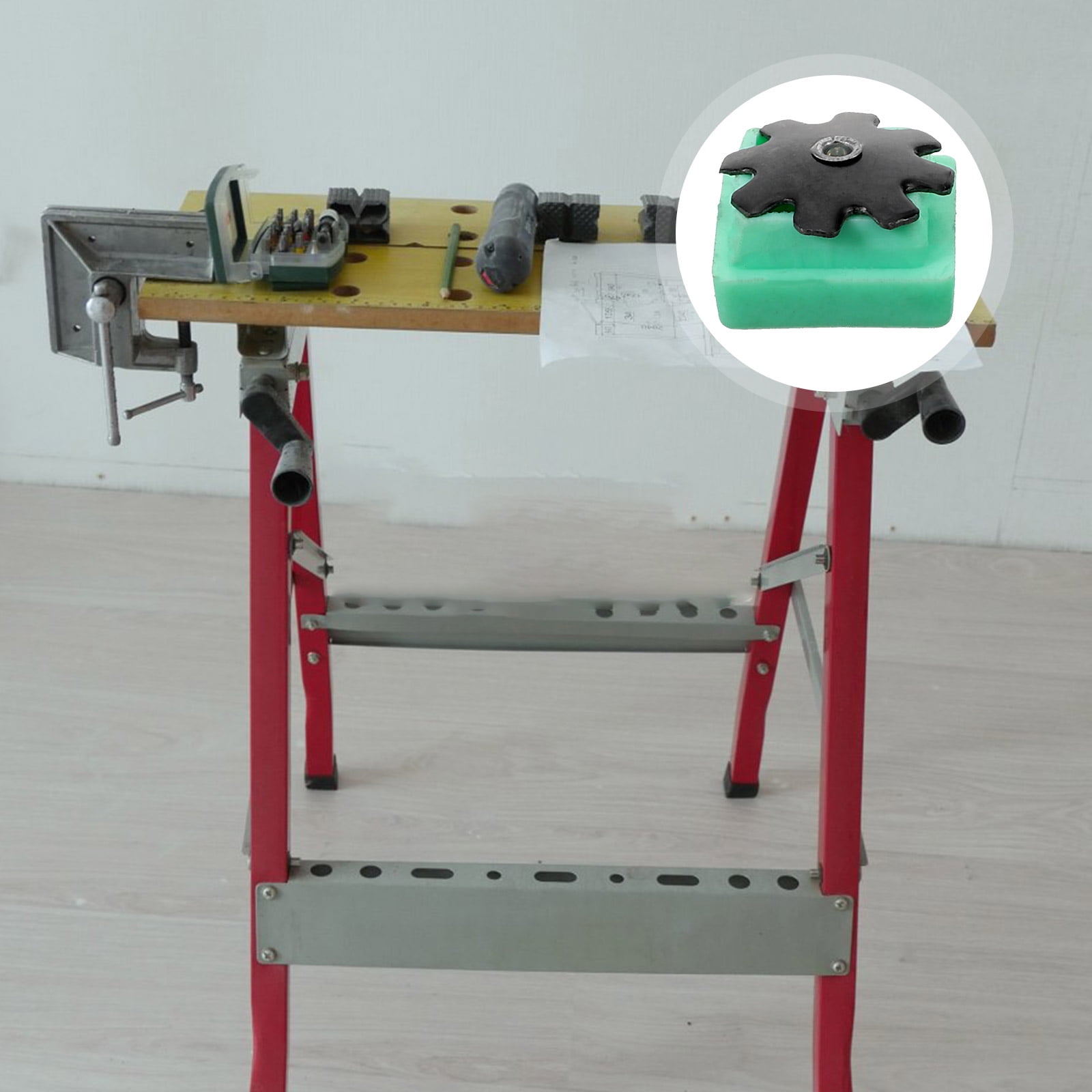 WHAMVOX 4Pcs Scaffold Feet Plastic Pads Replacement Scaffold Feet ...