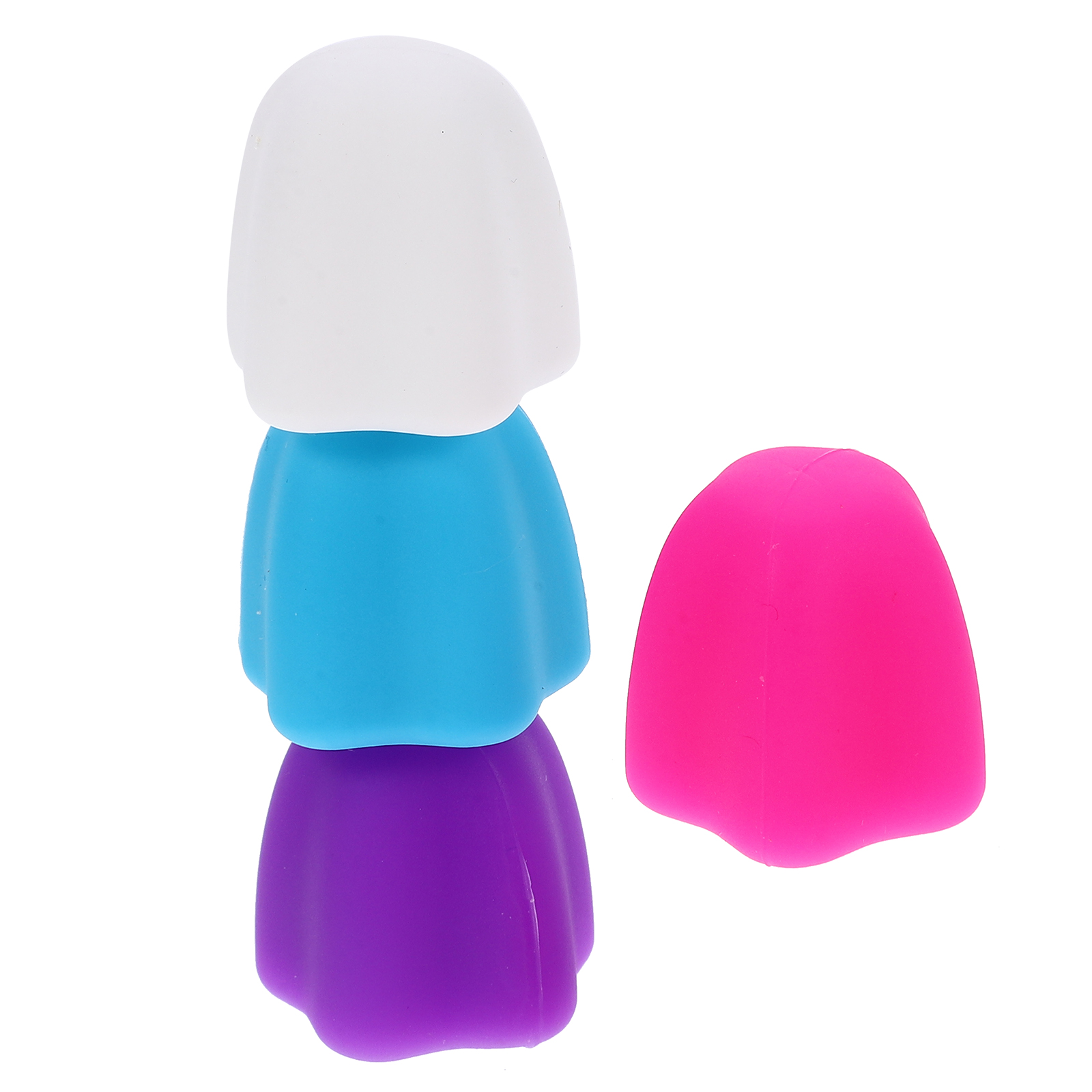 WHAMVOX 4Pcs Silicone Toothpaste Caps for Self-closing Prevent Mess ...