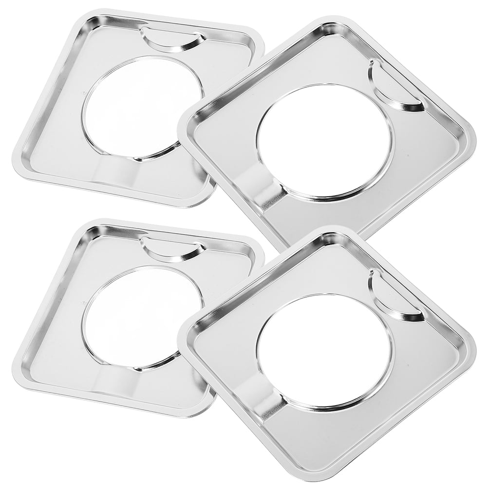 WHAMVOX Square Gas Stove Drip Tray Spill Catcher Prevents Oil Splashes ...