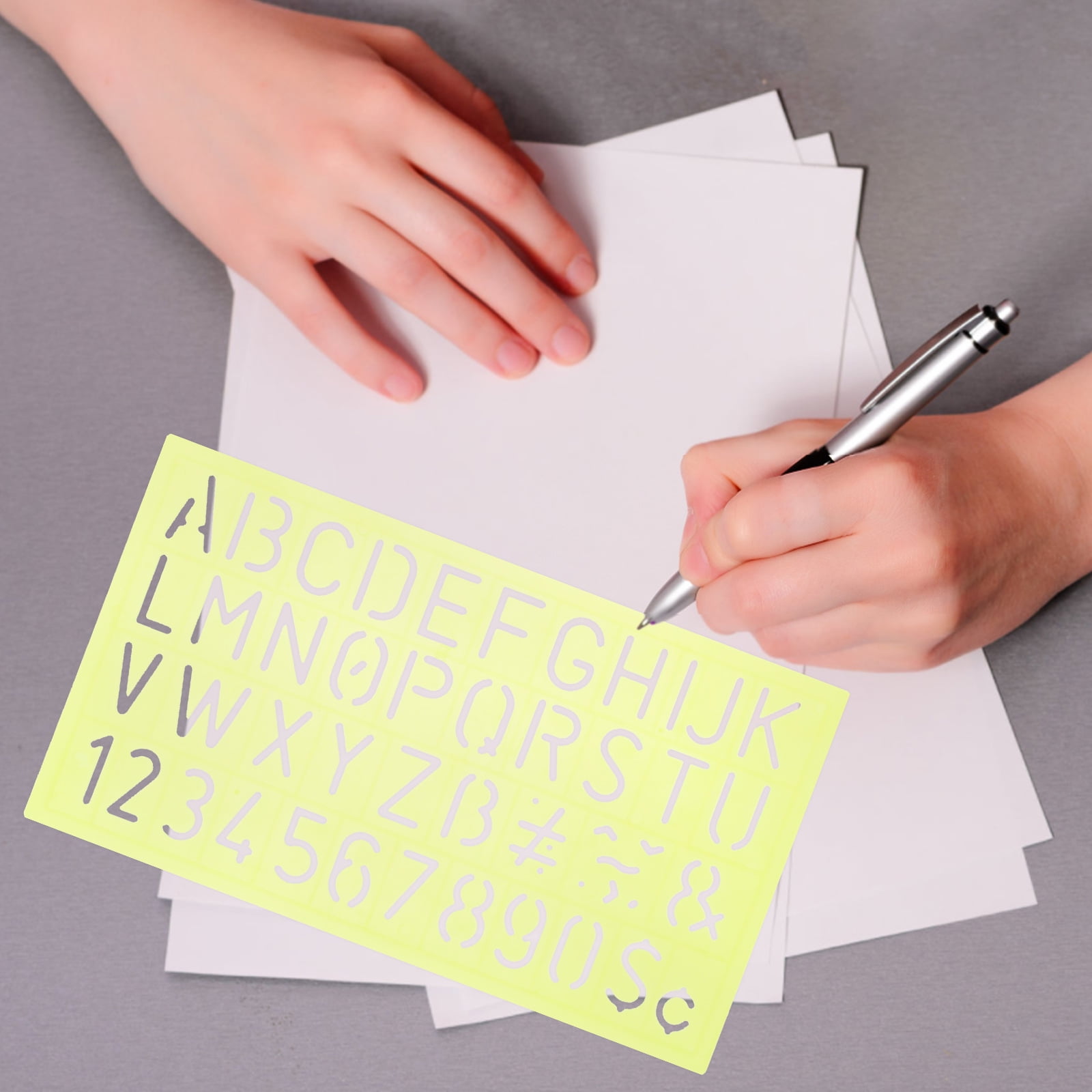 WHAMVOX 4pcs Alphabet Tracing Template Board Writing Practice Board ...