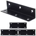 WHAMVOX 4-Pack Heavy Duty L-Shaped Angle Iron Shelf Brackets, Strong ...