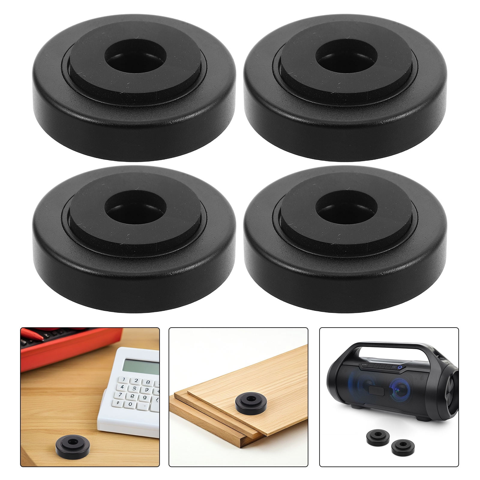WHAMVOX 4pcs Anti-Skid Speaker Feet Replacement Speaker Isolation Feet ...
