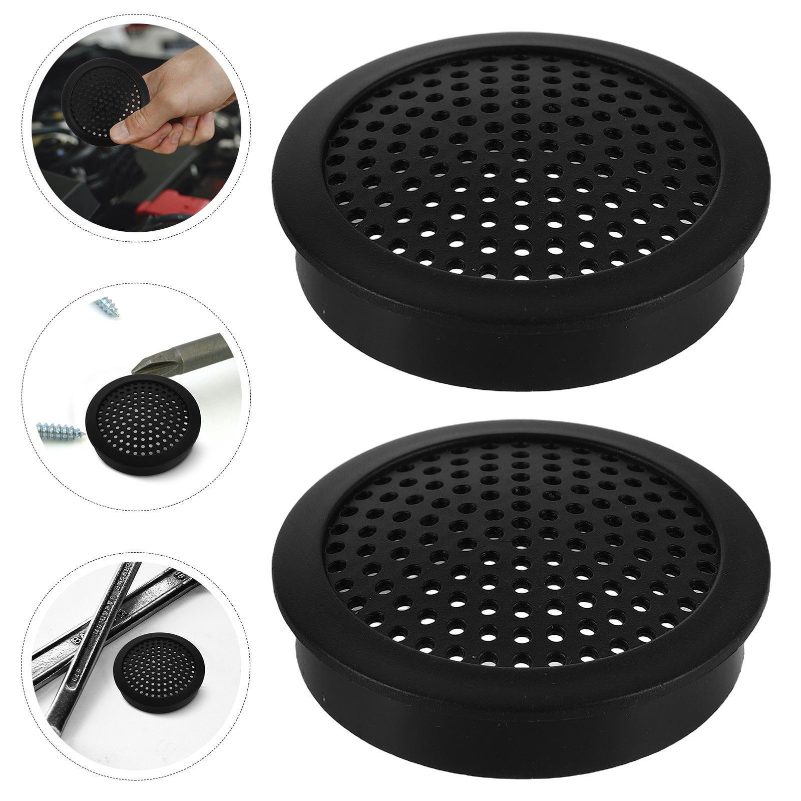 WHAMVOX 4pcs Audio Speaker Guard Protective Mesh Car Speaker Grill ...