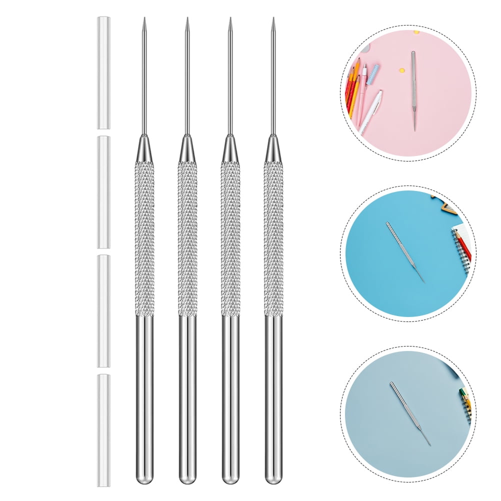 WHAMVOX 4pcs Clay Needle Tools Polymer Clay Sculpting Tools Pottery And ...