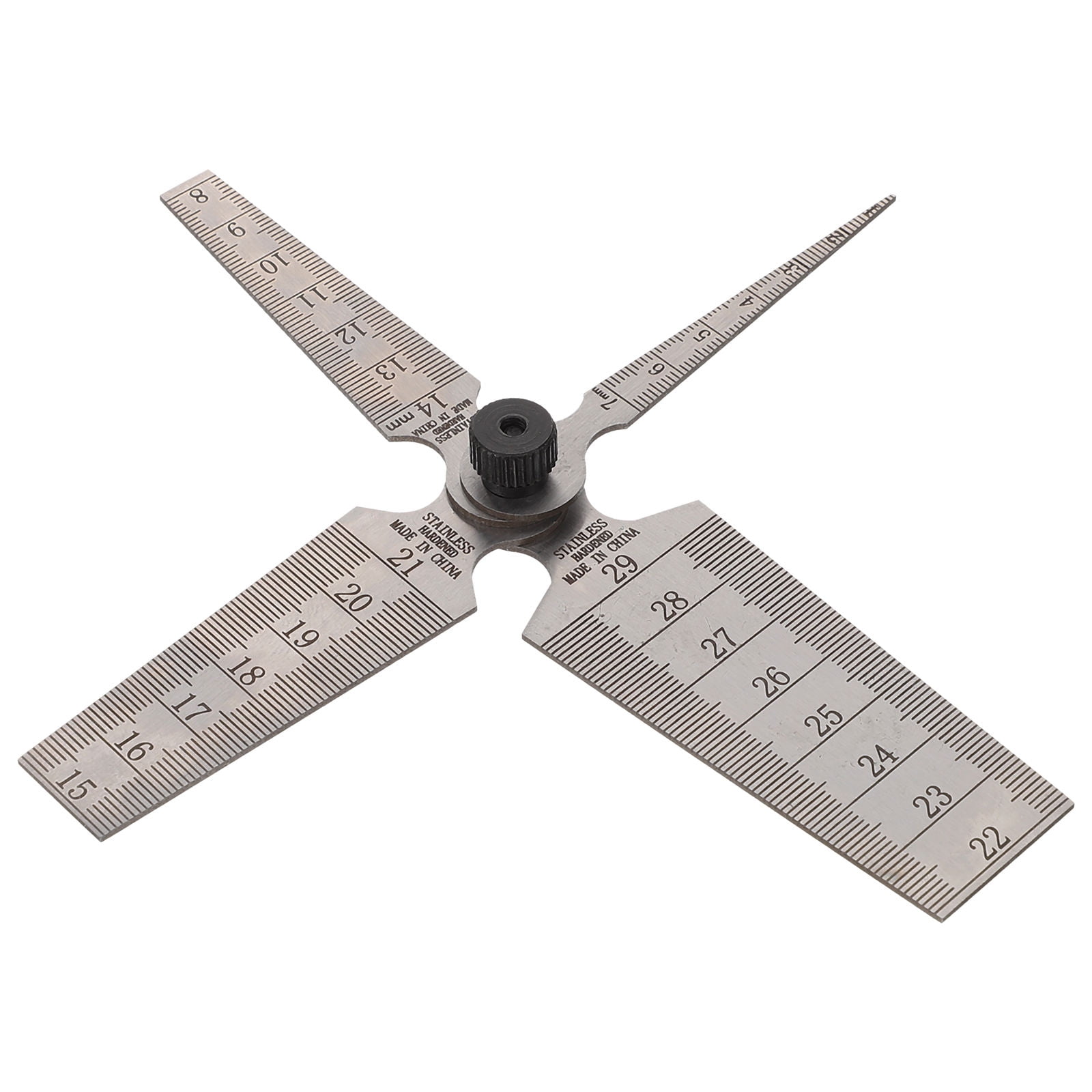 WHAMVOX 4pcs Feeler Gauges Stainless Steel Measuring Gap Width Gauges ...