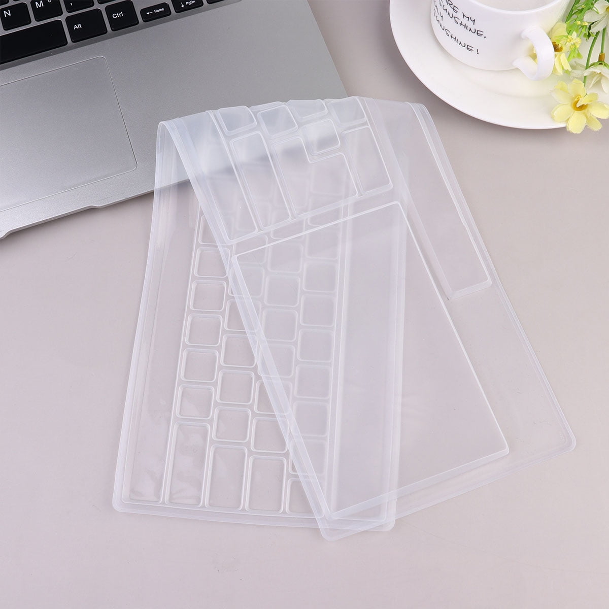 WHAMVOX 4pcs General Keyboard Cover Transparent Keyboard Protector ...