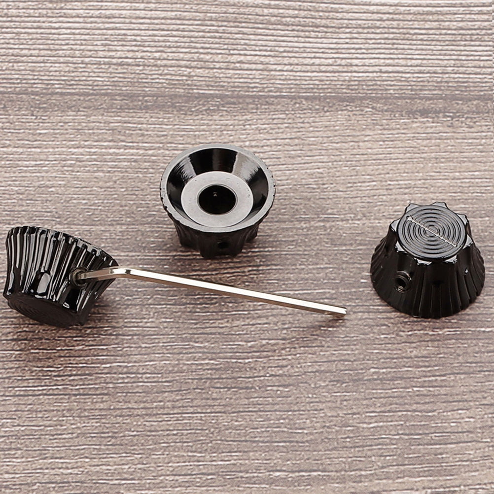 WHAMVOX 4pcs Guitar Knobs Key Set Metal Control Knob Volume Audio ...