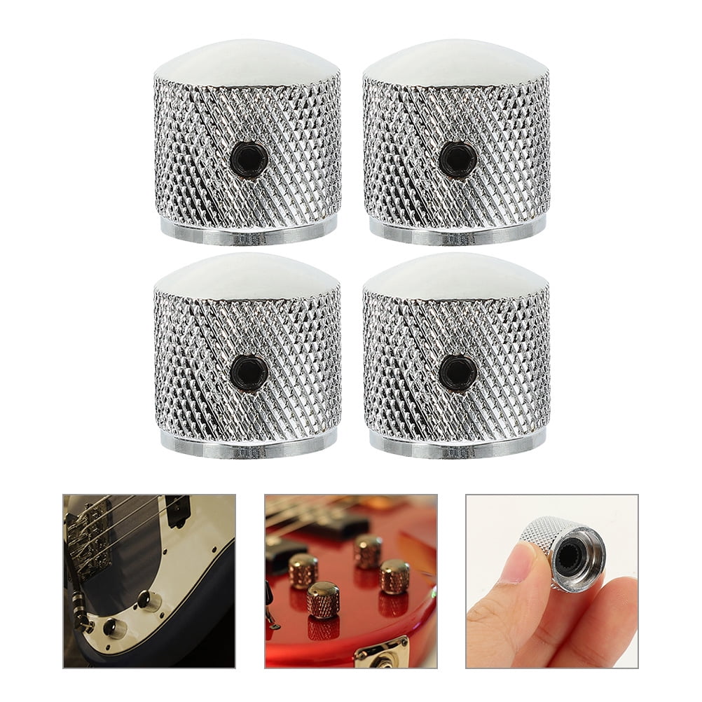 WHAMVOX 4pcs Guitar Knobs Replacement Volume Control Potentiometer Knob ...