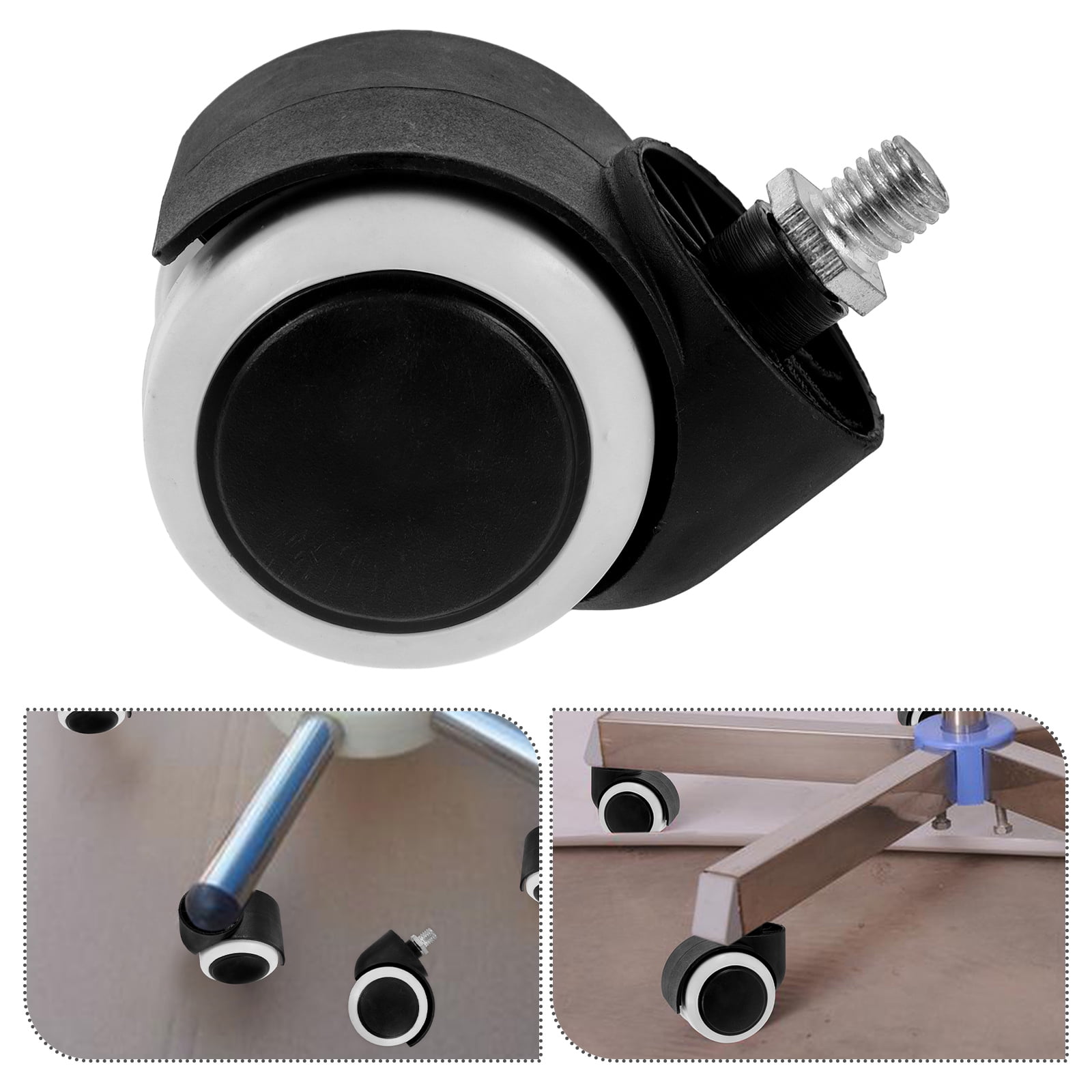 FESTFENDS Pole Wheel Rolling Base Wheel Multi Plastic 4pcs - Walmart.com