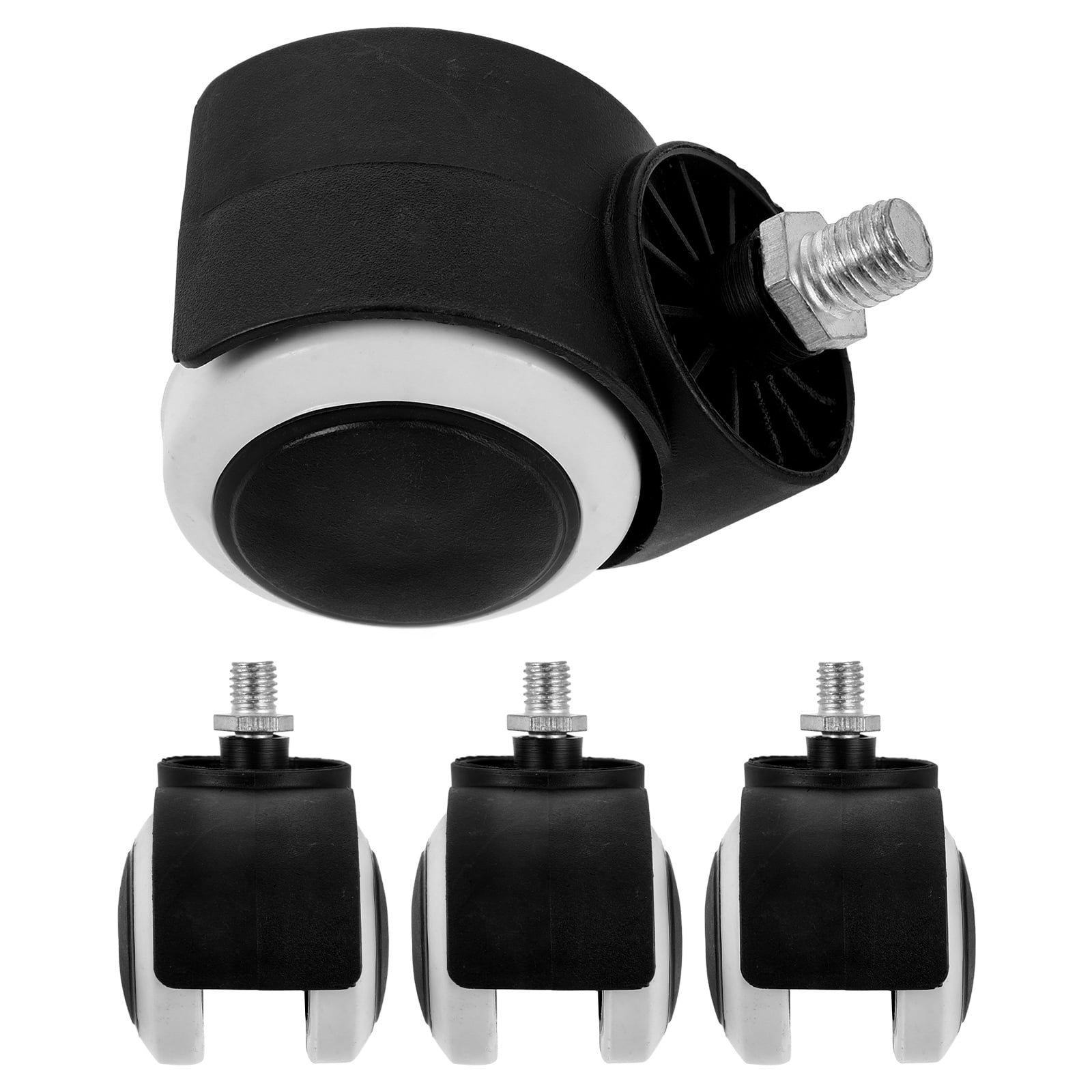 WHAMVOX 4pcs Iv Stand Wheel Iv Pole Replacement Wheel Rolling Base ...