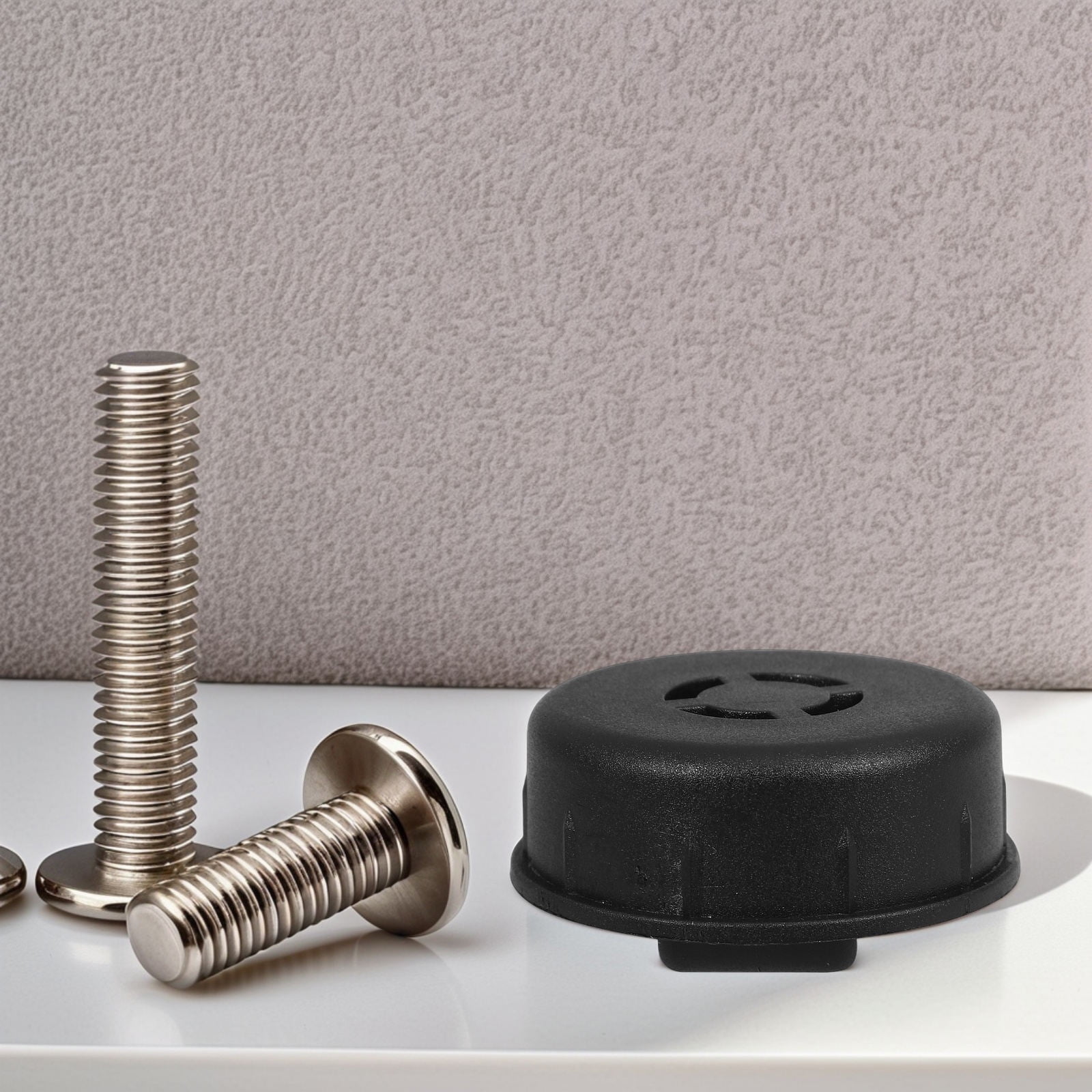 WHAMVOX 4pcs Low Profile Wheels For Furniture Quiet Swivel Casters For ...