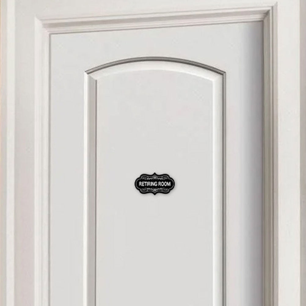 WHAMVOX 4pcs Restroom Door Sign Bathroom Door Sign Room Label Bathroom ...