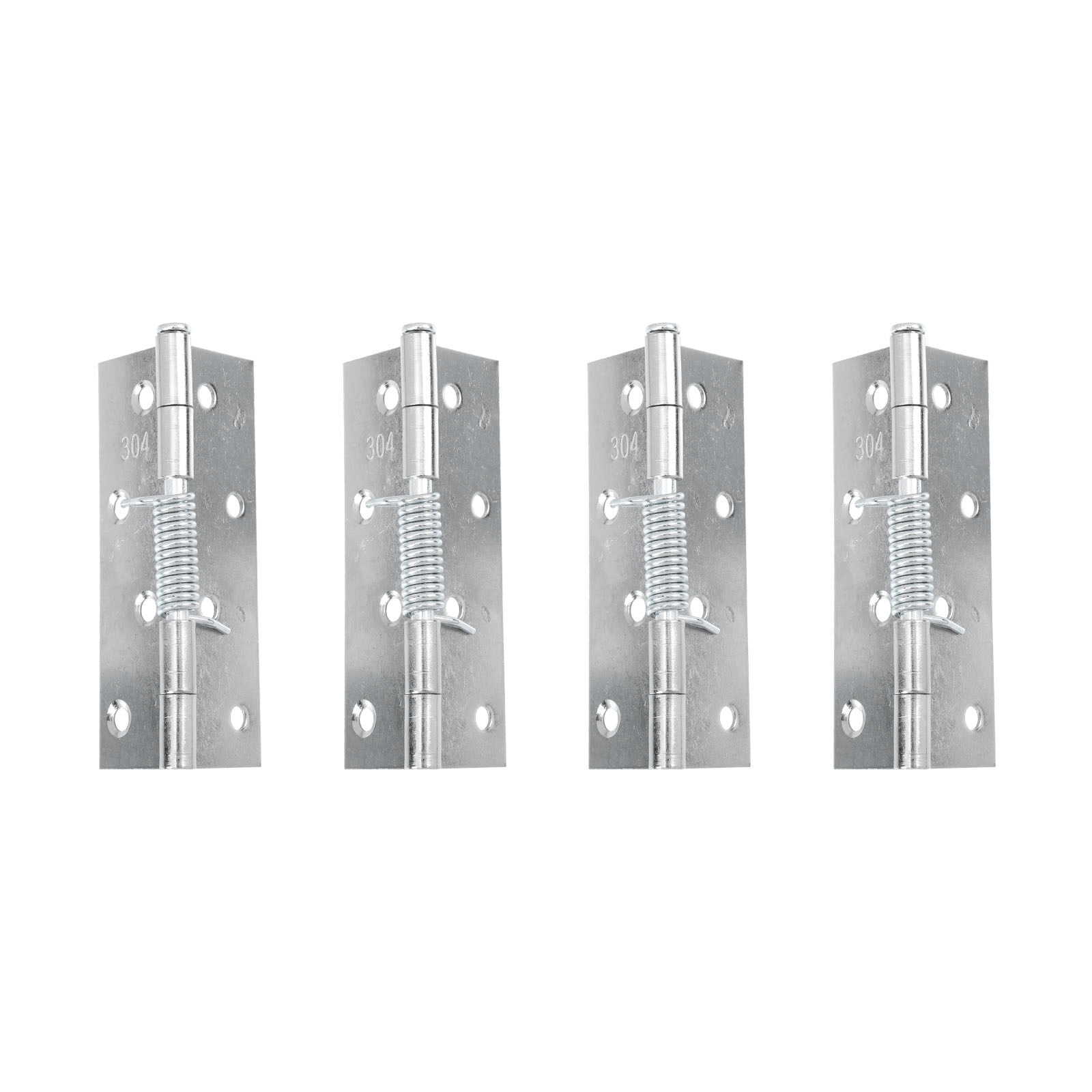 WHAMVOX 4pcs Self-Closing Door Hinges Stainless Steel Self Closing Door ...