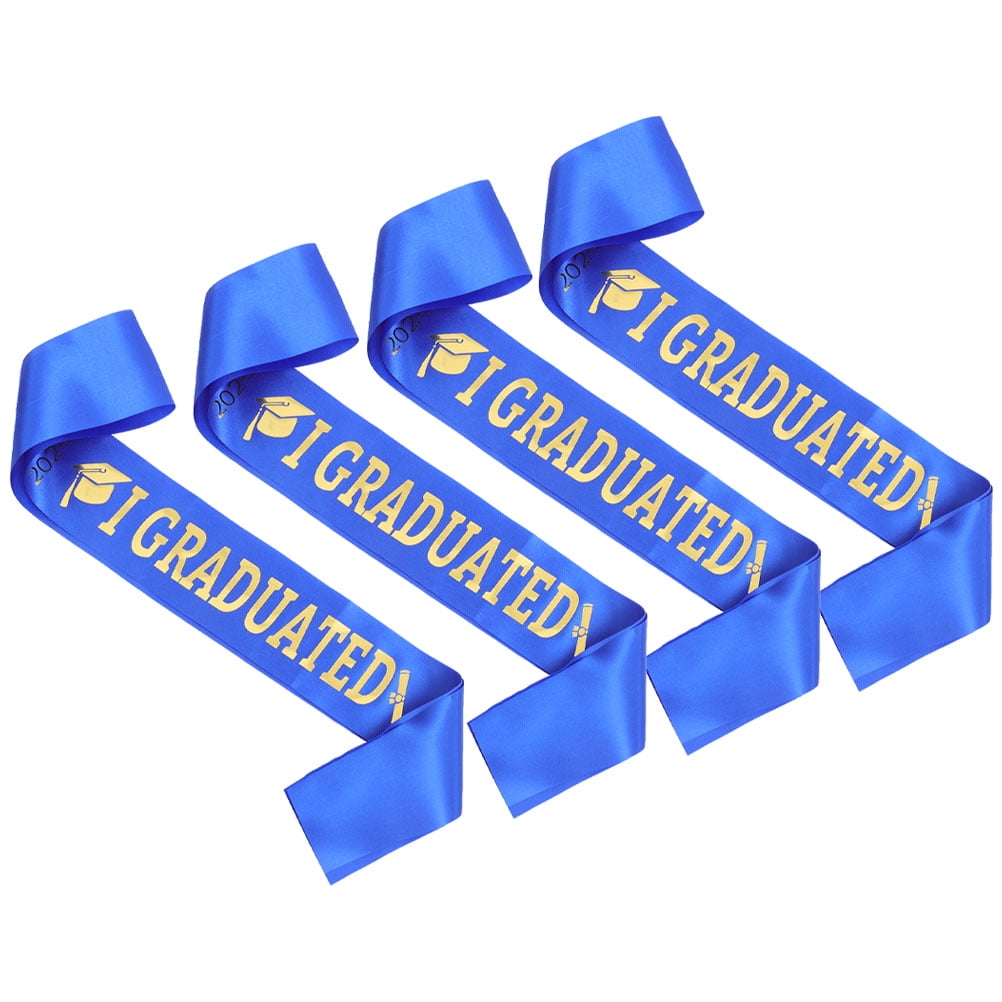 WHAMVOX 4pcs Senior 2024 Sash 2024 Graduation Sash Graduated Senior ...