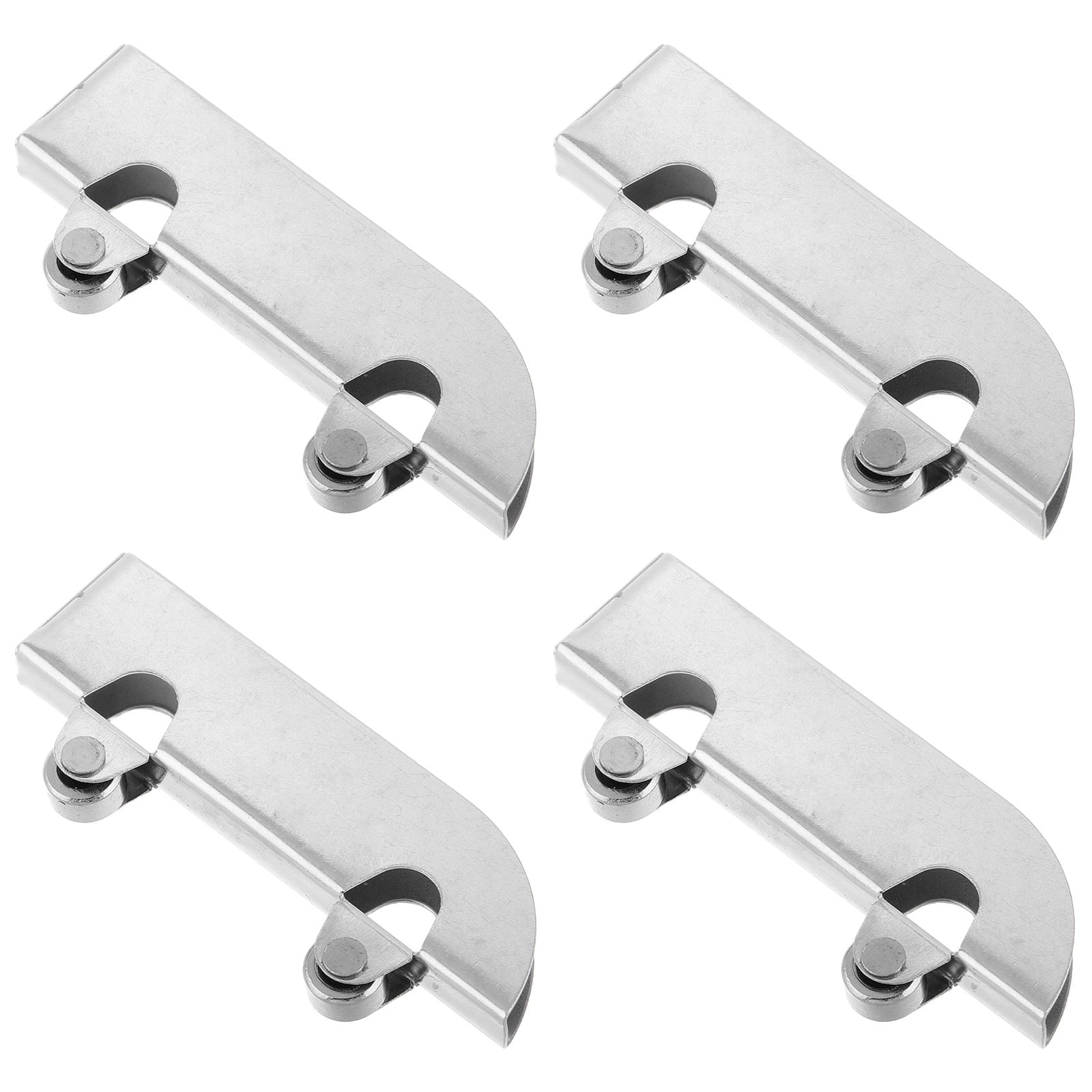 WHAMVOX 4pcs Sliding Door Rollers Rail Pulley Sliding Door Support ...