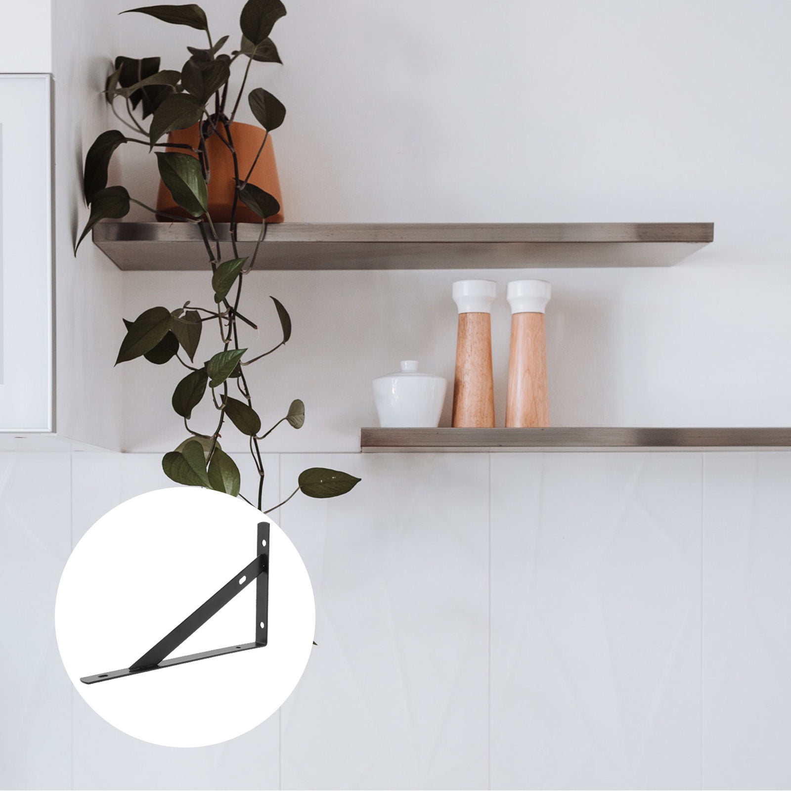 WHAMVOX 4pcs Wall Shelves Shelf Support Shelf Brackets Folding Shelf ...