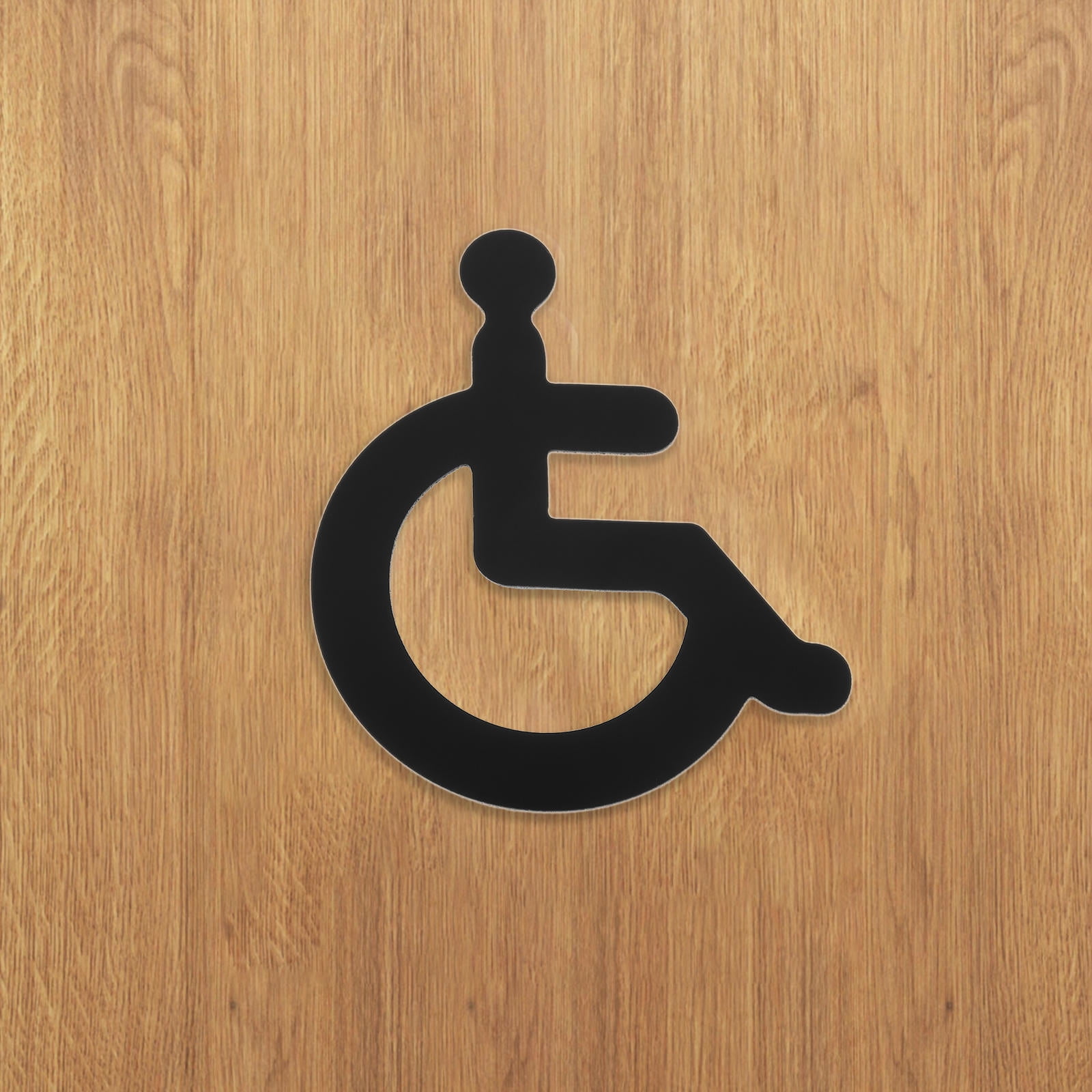WHAMVOX 4pcs Wheelchair Disabled Restroom Sign Wheelchair Disabled ...