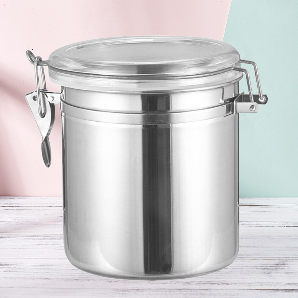 WHAMVOX 5 Inches Stainless Steel Sealed Food Storage Containers ...