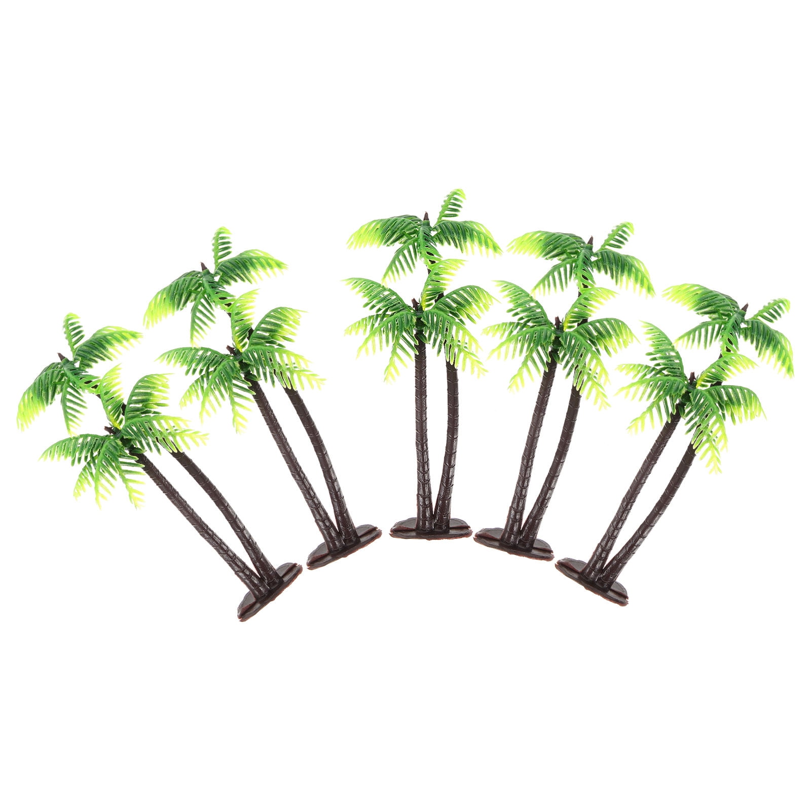 WHAMVOX 5 PCS Miniature Coconut Trees for Diorama Park Street Scenery ...