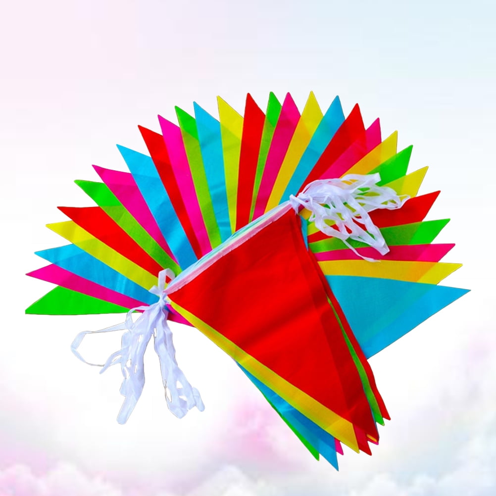 WHAMVOX 5 Pack/250 Hanging Triangle Banner Bunting Wall Decoration ...