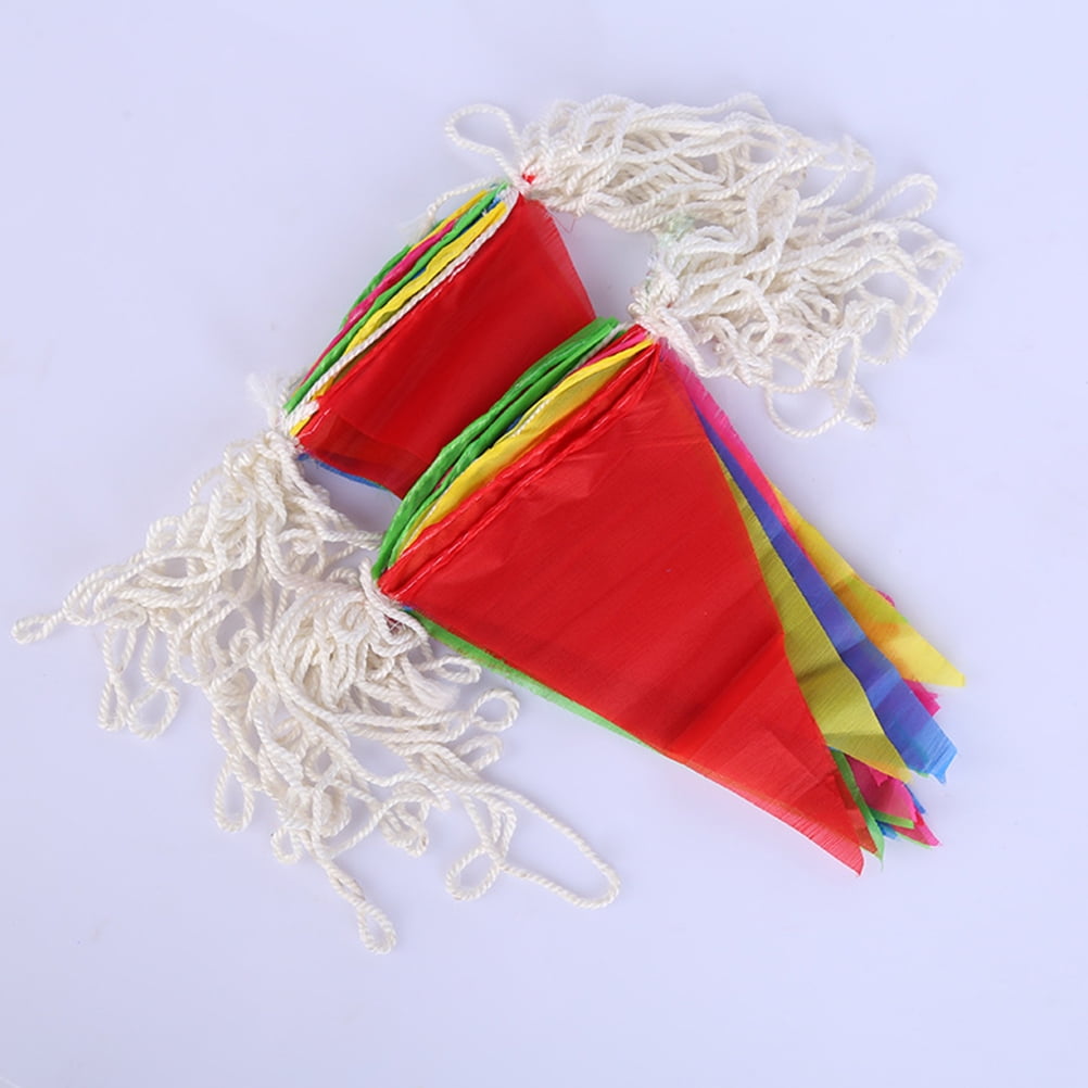 WHAMVOX 5 Pack/250 Triangle Pennant Flags Bunting Birthday Decoration ...