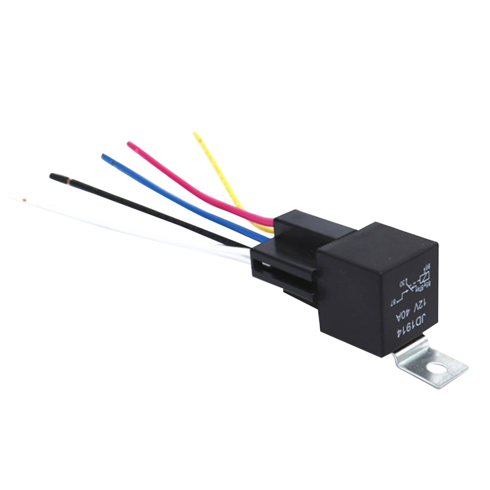 WHAMVOX 5 Pcs Automotive Relay Car with Terminal Modified Relays Socket ...