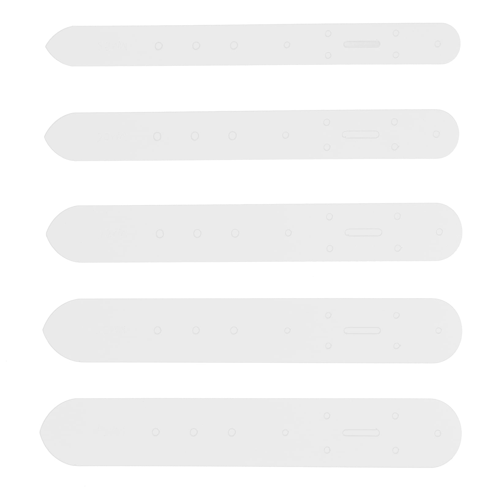 HOOWIFFY 5Pcs Plastic Belt Holes Templates for DIY Projects and ...