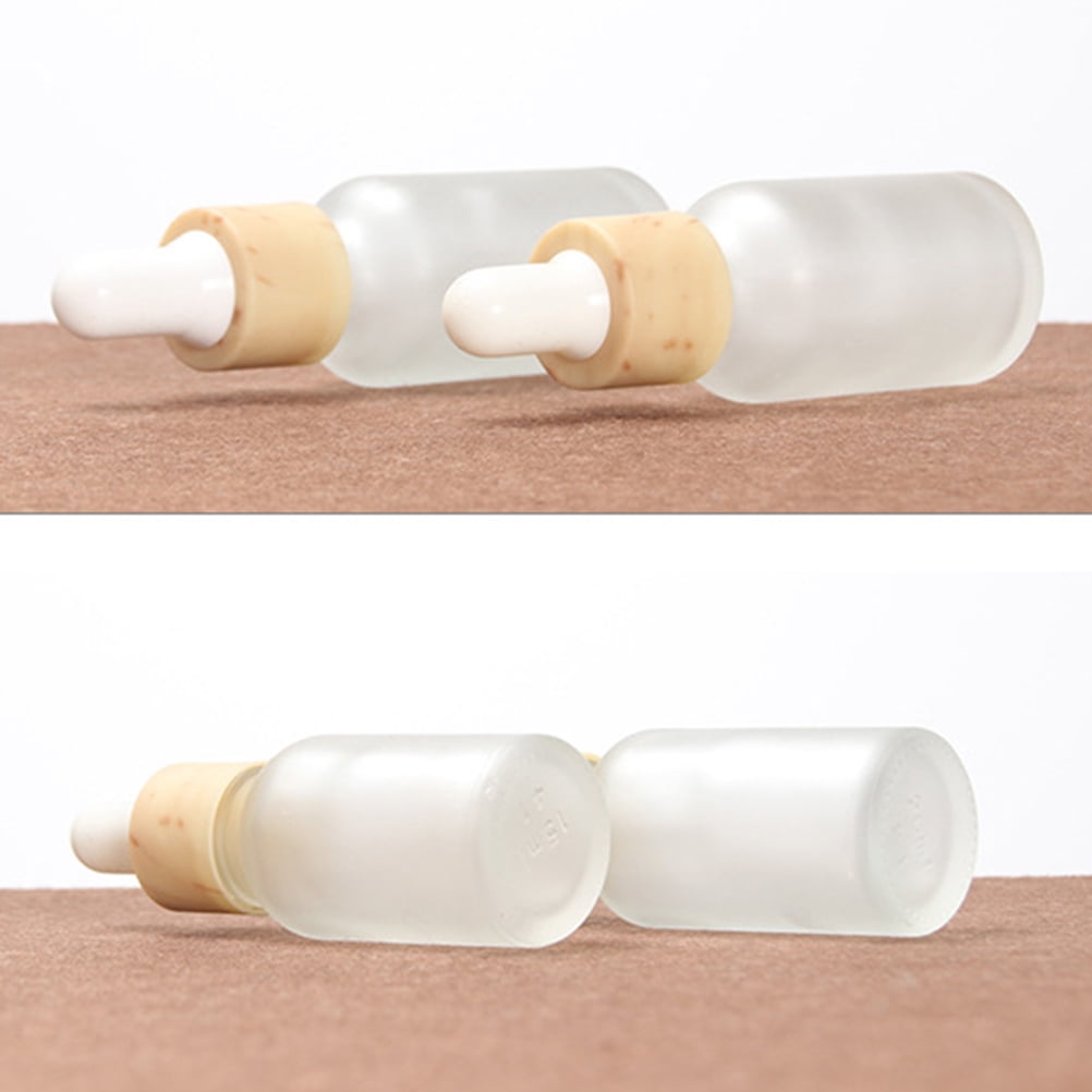 WHAMVOX 5 Pcs Droplet Bottle Essence Dropper Bottles Travel Transparent ...