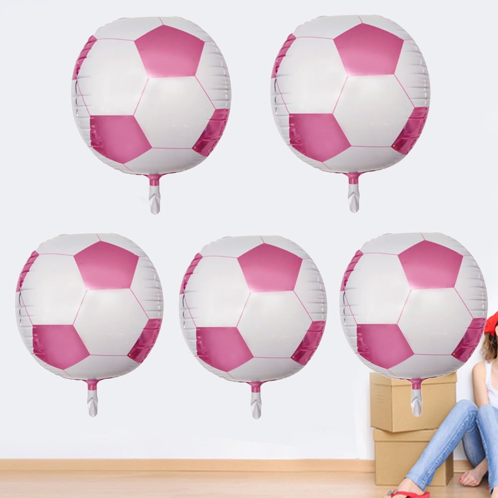 WHAMVOX 5 Pcs Football Balloon Soccer Design Kids Party Decoration ...