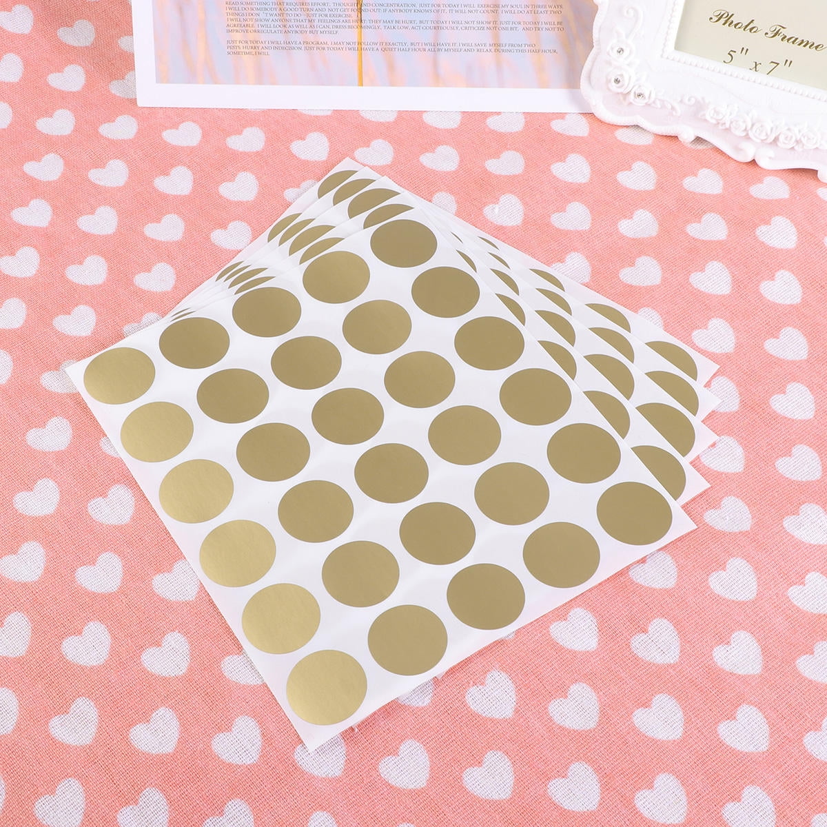 FESTFENDS Reward Stickers Paper Stickers Golden 5Set for Labels ...