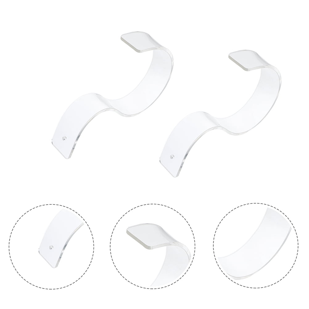 WHAMVOX 5 Pcs Salon Belt Transparent Stands Acrylic Display Rack ...