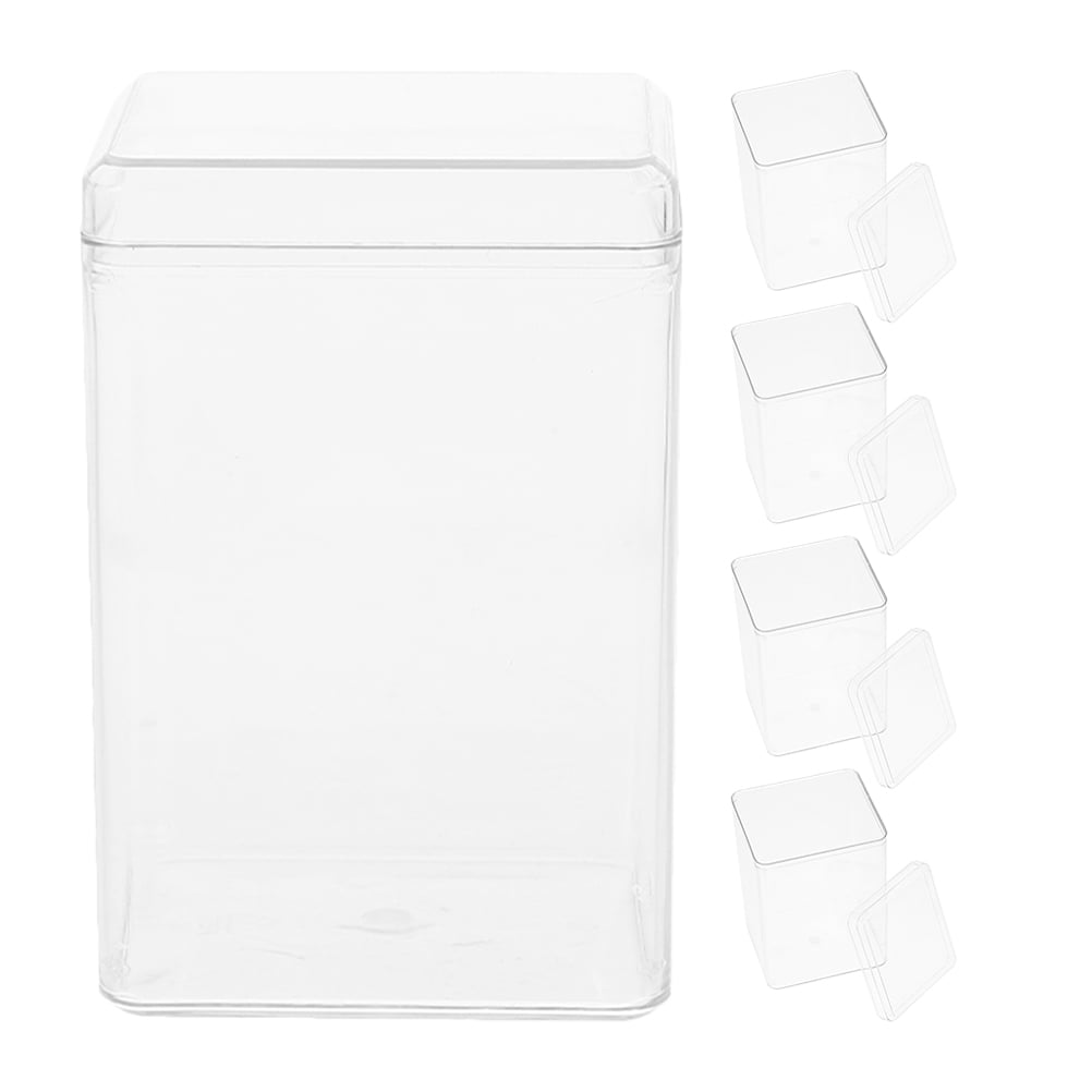 WHAMVOX 5 Pcs Storage Doll Boxes Showcase Miniatures Display Baby ...