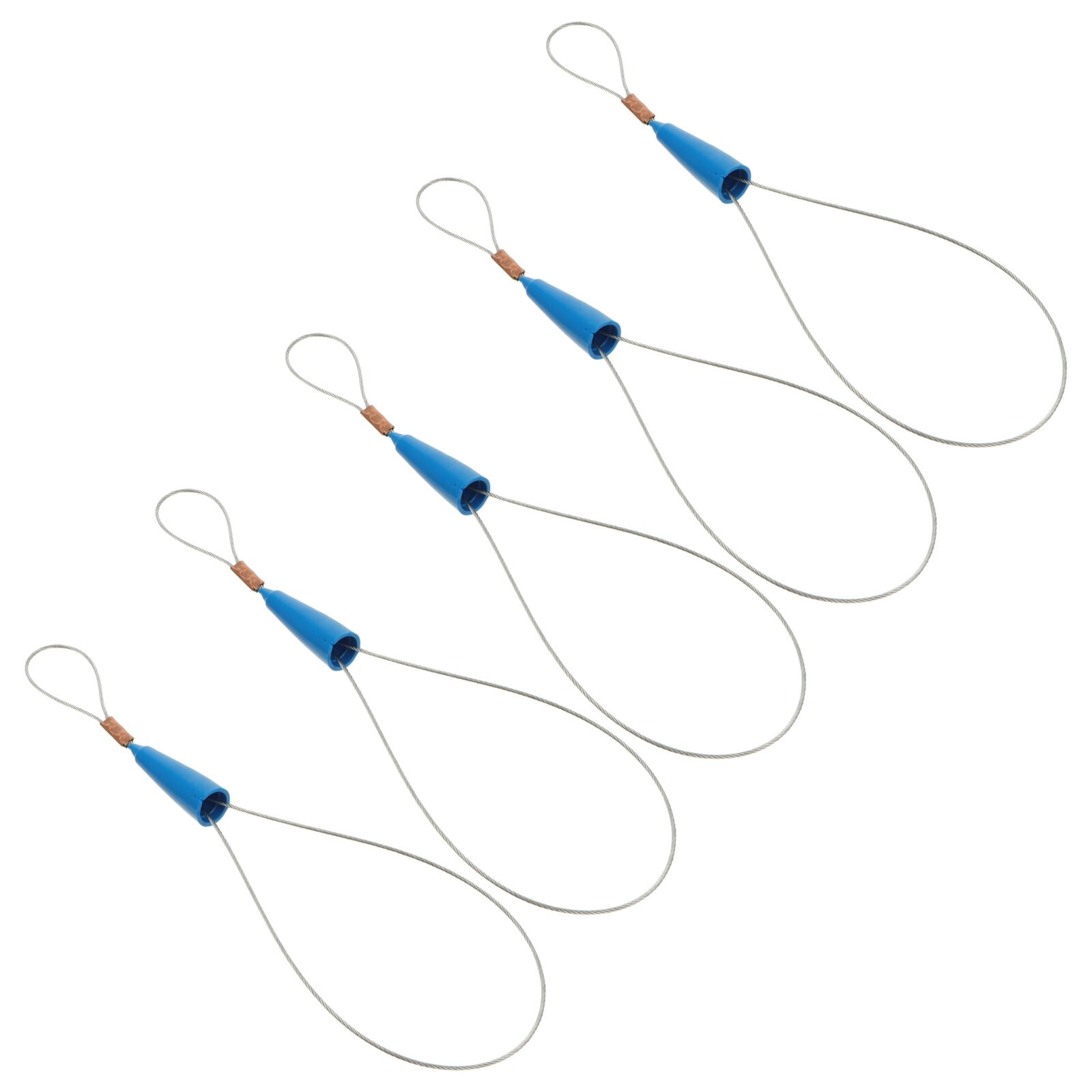 WHAMVOX 5 Pcs Wire Pulling Feeder Wall Fishing Tool Tape Pulls Blue ...