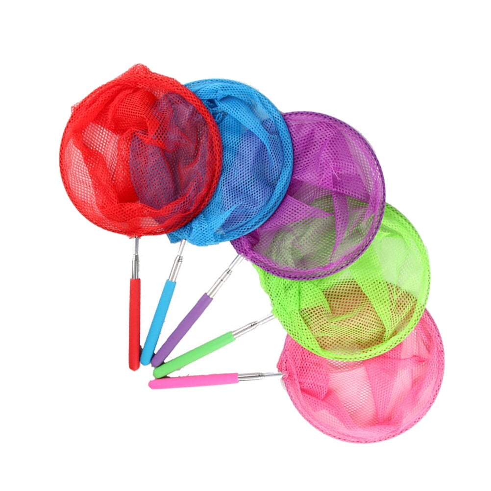 WHAMVOX 5 Pieces Colored Telescopic Net Net Extendable Catching Bugs ...