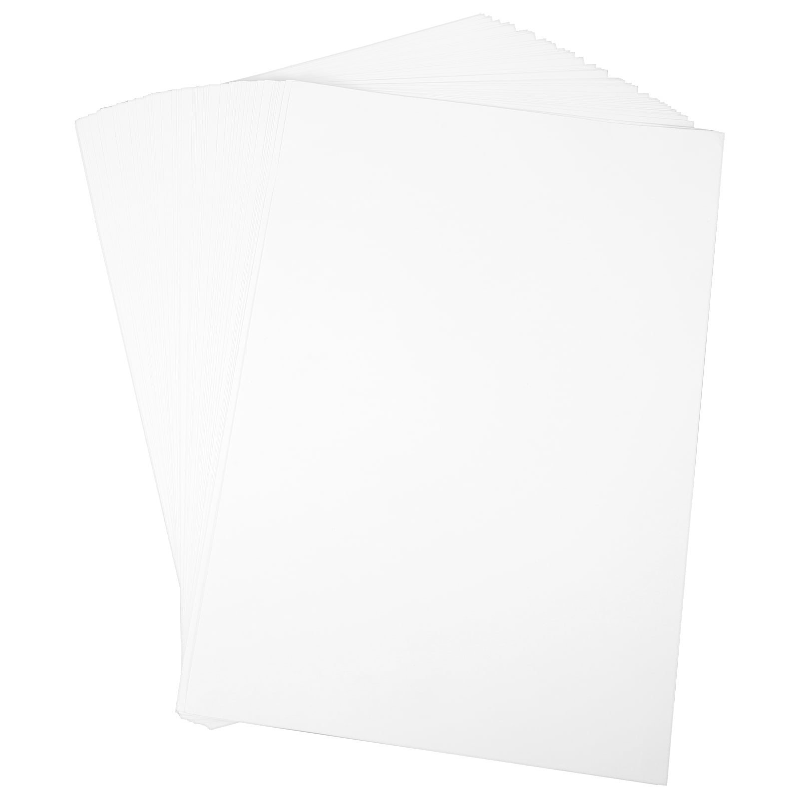 WHAMVOX 50 Pcs Card Stock Paper Poster Board Construction Origami White ...