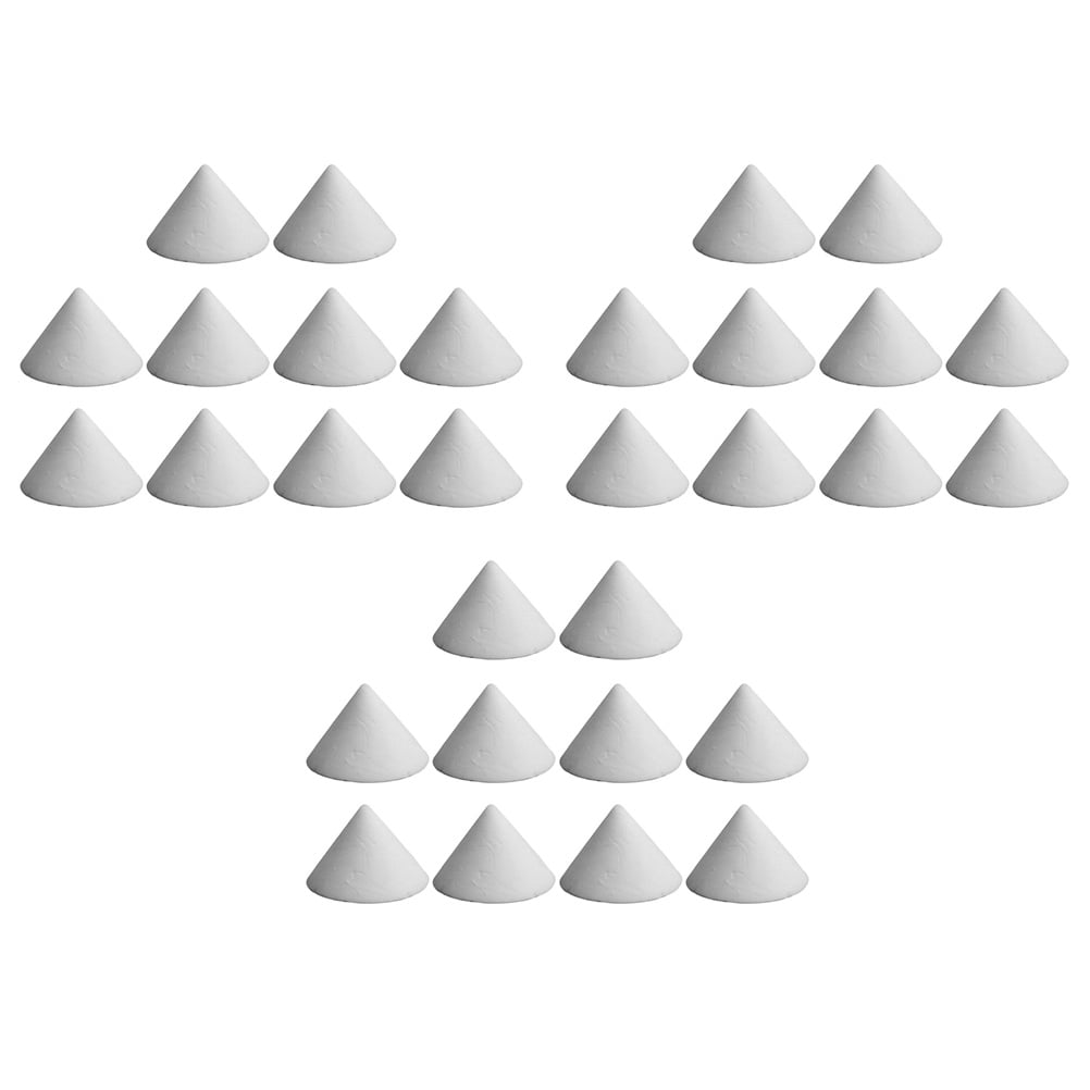 WHAMVOX 50 Pcs Ceramic Pottery Supplies Kiln Stilts Cone Refractory ...