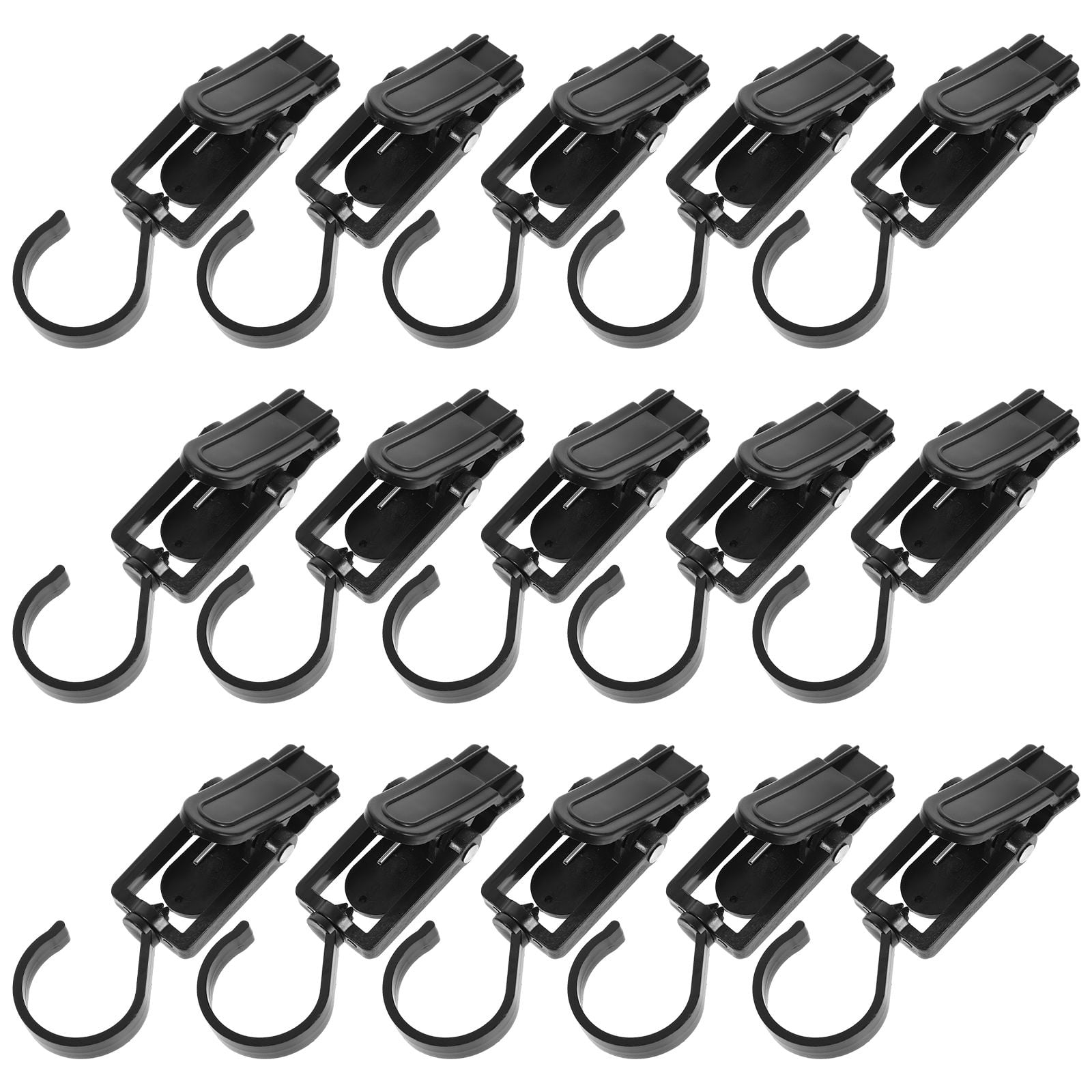 WHAMVOX 50 Pcs Clothes Pegs for Washing Line Hanging Plastic Hook Clip ...