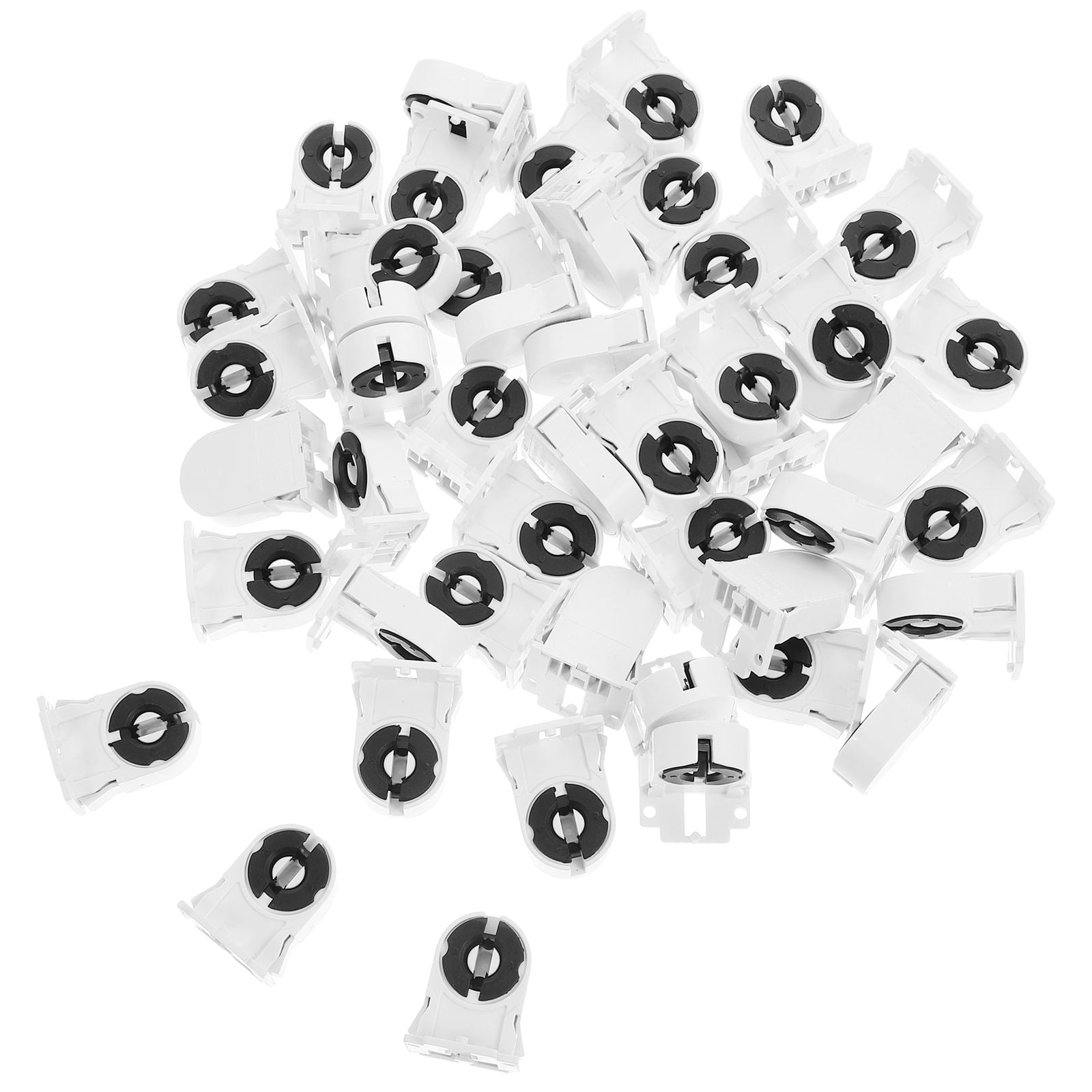WHAMVOX 50 Pcs LED Tube Light Sockets Holder Fluorescent Lamp - Walmart.com