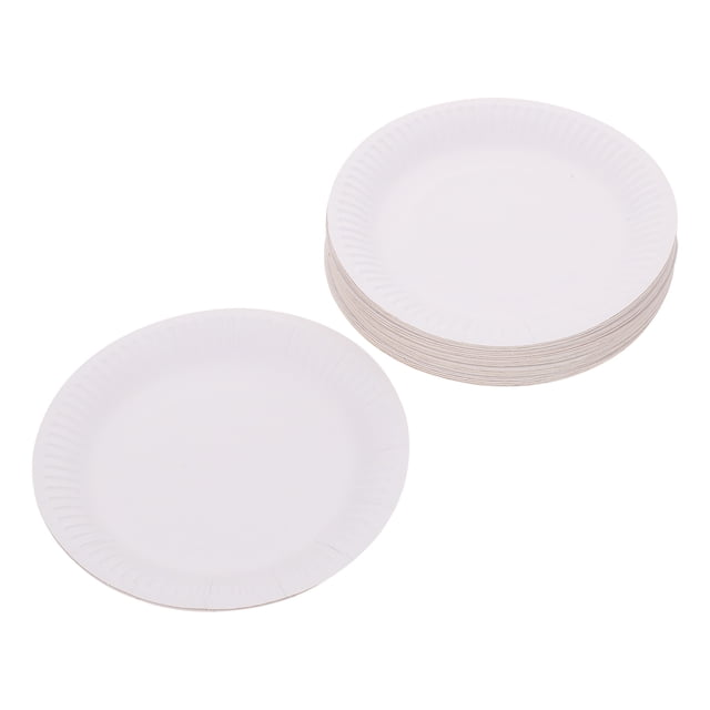 WHAMVOX 50 Pcs Paint Mixing Trays Drawing Paper Plate DIY Graffiti ...