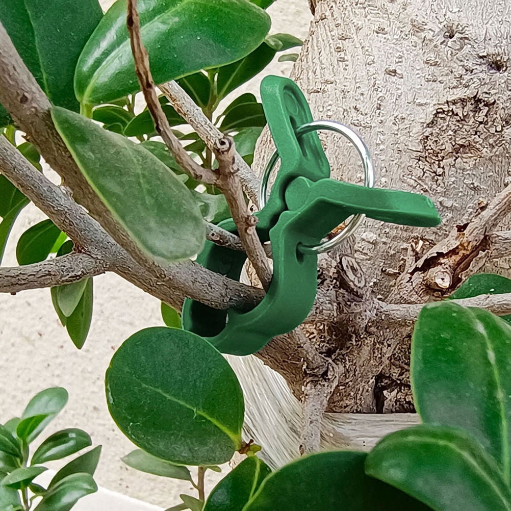 WHAMVOX 50 Pcs Plant Clip Set Plants Trellis Clips Flower Vine Green ...