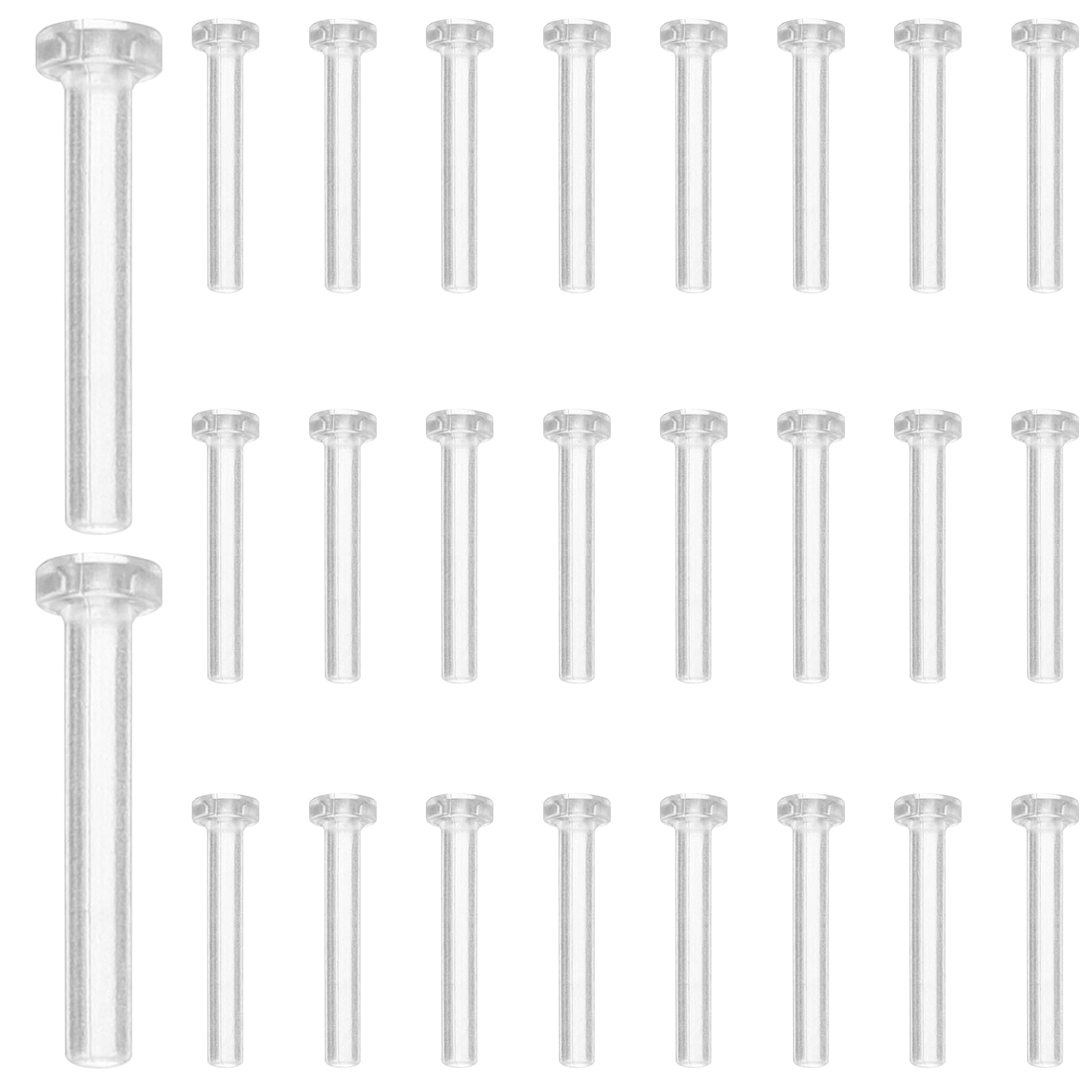 WHAMVOX 50 Pcs Secure Earring Backs Covers Auricular Cannula - Walmart.com
