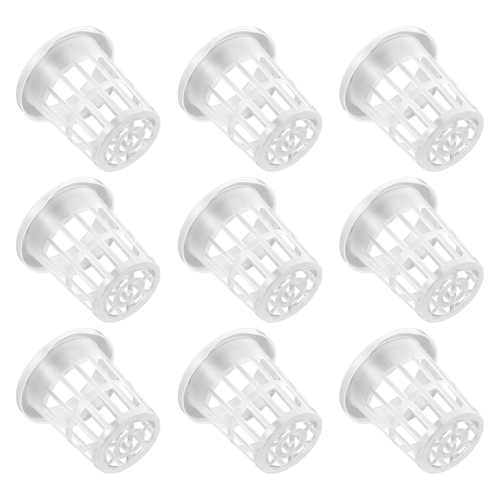 WHAMVOX 50 Pcs Slotted Net Cups Hydroponics Nursery Baskets Seedling ...