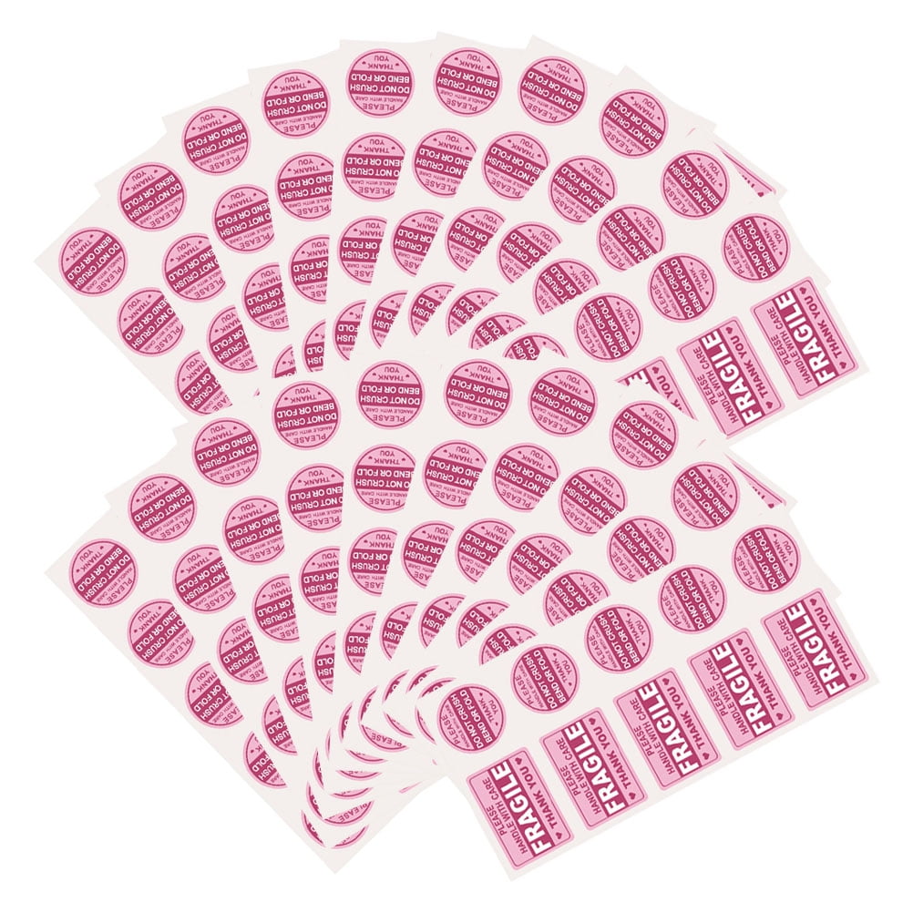 WHAMVOX 50 Sheets Shipping Fragile Warning Labels Shipping Boxes ...