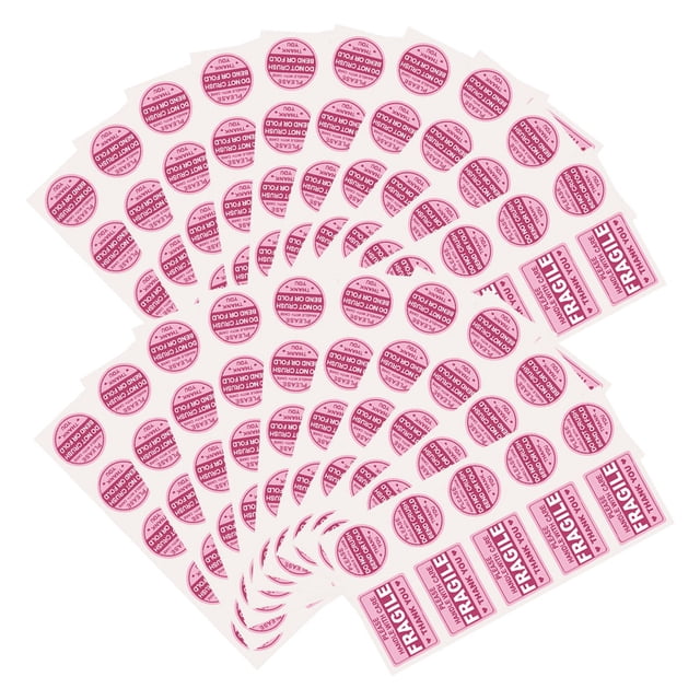 WHAMVOX 50 Sheets Shipping Fragile Warning Labels Shipping Boxes ...