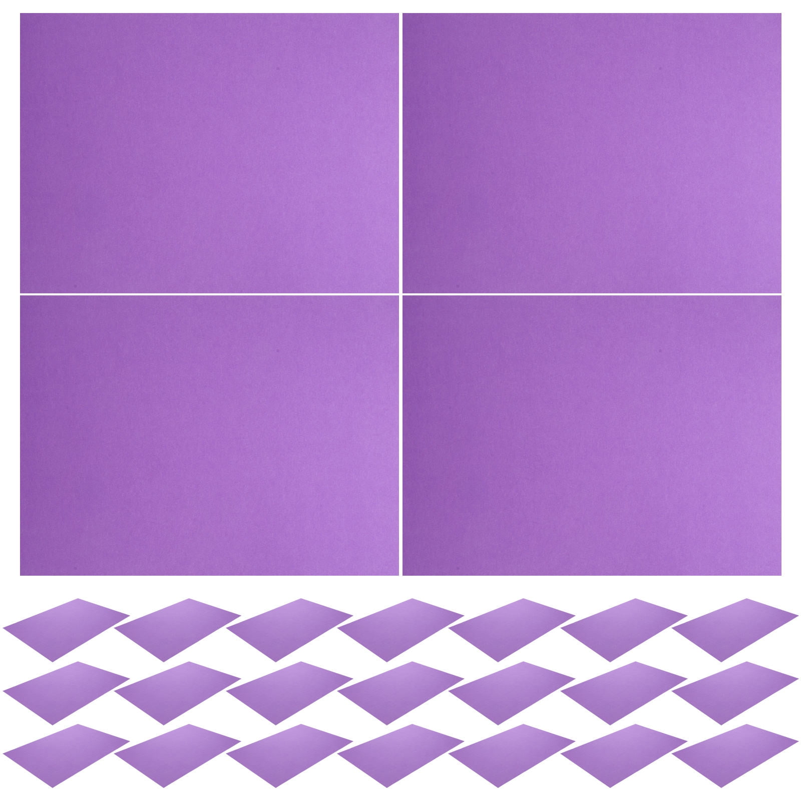 WHAMVOX 50 Sheets of Cardstock Paper for DIY Projects Colored Cardstock ...