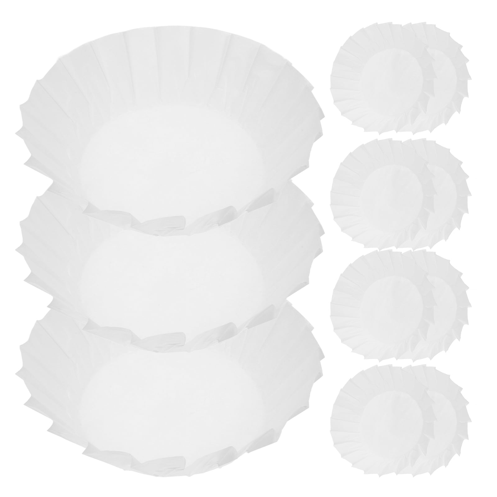 WHAMVOX 50 pcs Basque Cake Mold Liners NonStick Oil Paper Cupcake Liner ...