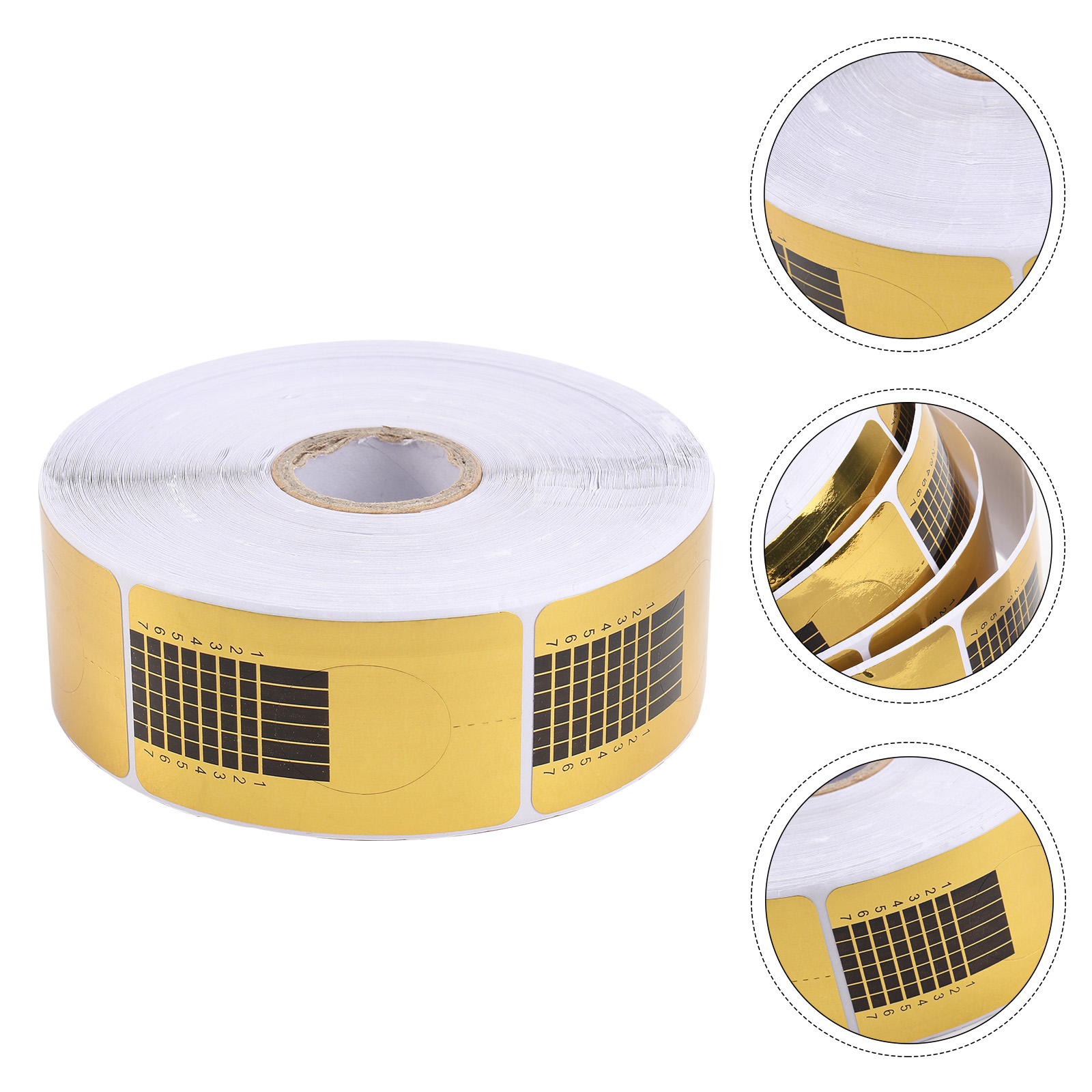 WHAMVOX 500 Pcs Nail Accesories Art Guide Form Gel Kit with Forms ...