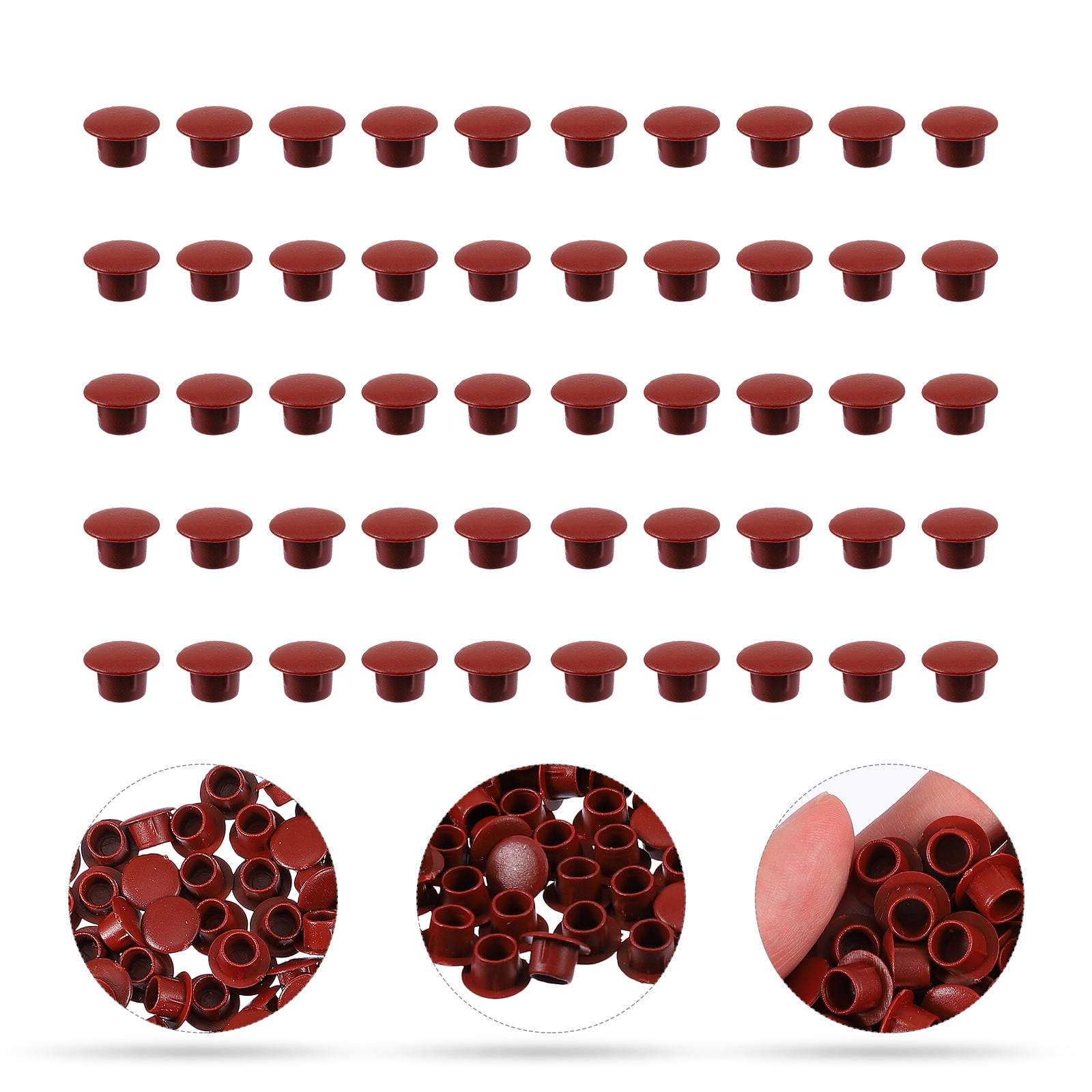 WHAMVOX 500 Pcs Plug Plugs Decorative Hinge Cover Screw Caps - Walmart.com