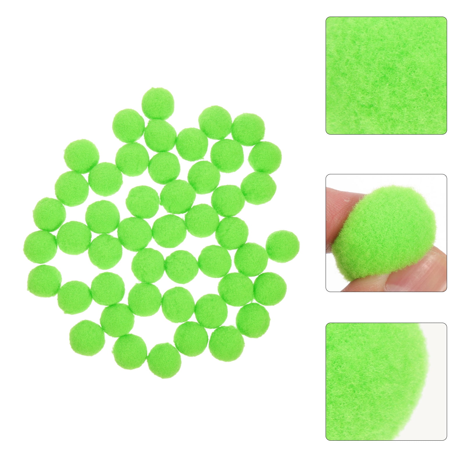WHAMVOX 500 Pcs Polyester DIY Material Costume Accessories Fluffy Craft ...